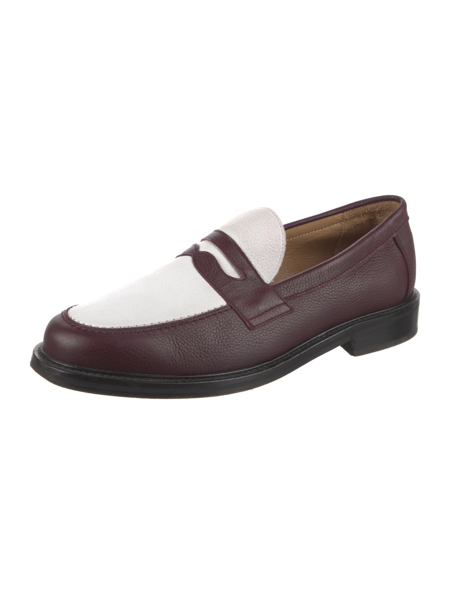 Aimé Leon Dore Leather Dress Loafers - Burgundy Loafers, Shoes ...