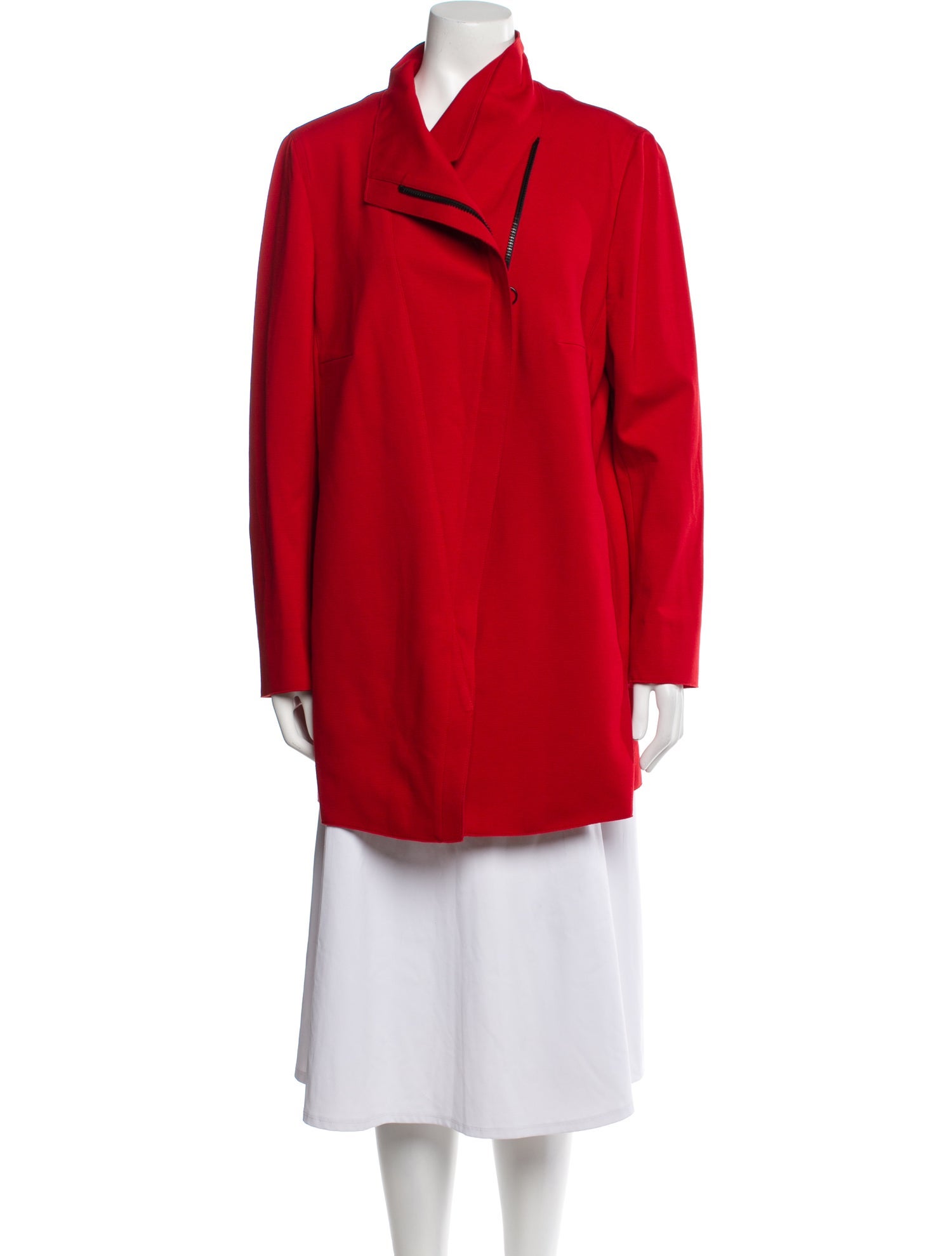 Akris Punto Biker Jacket - Red Jackets, Clothing - WAK148597 | The RealReal
