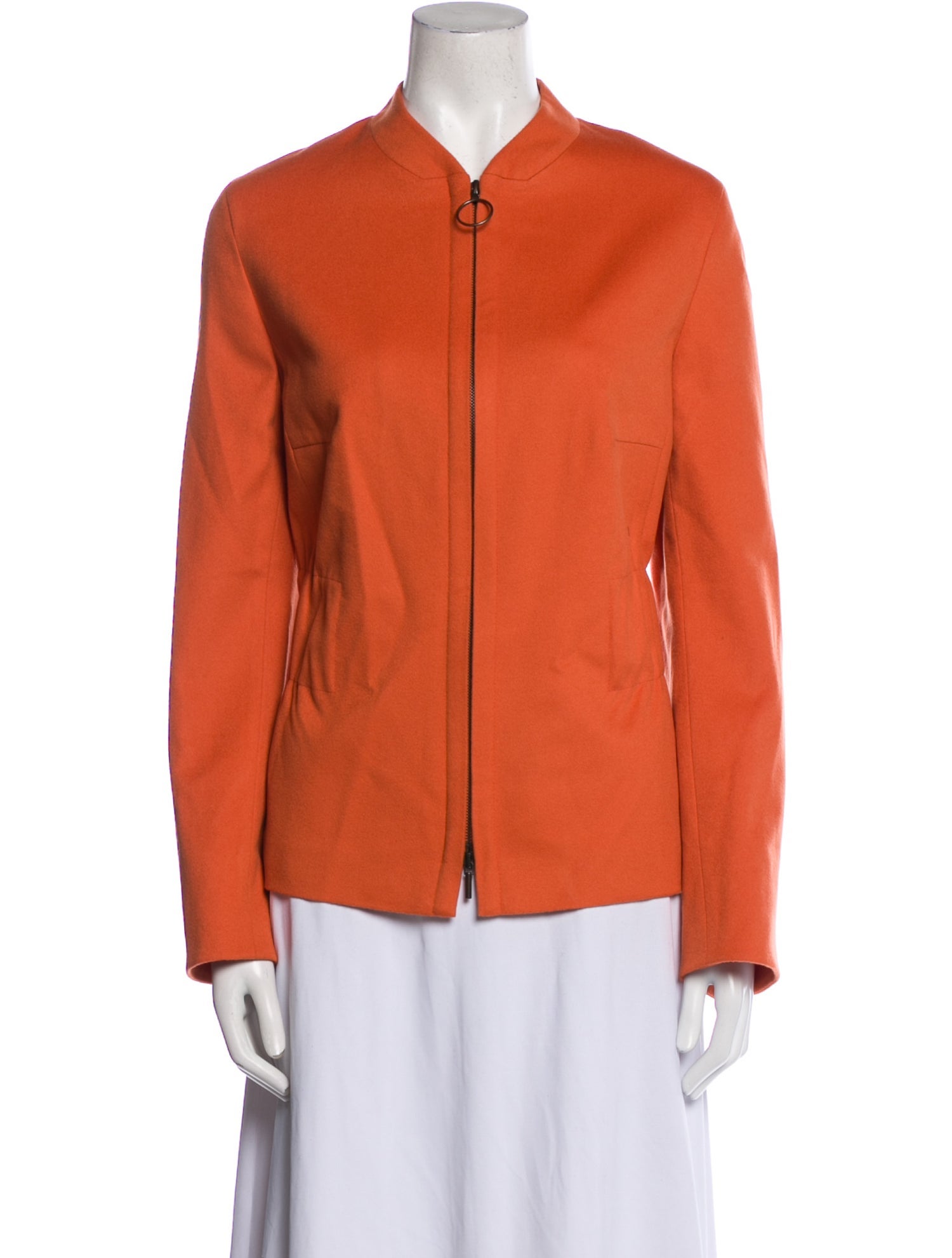 Akris Punto Wool Evening Jacket w/ Tags - Orange Jackets, Clothing ...