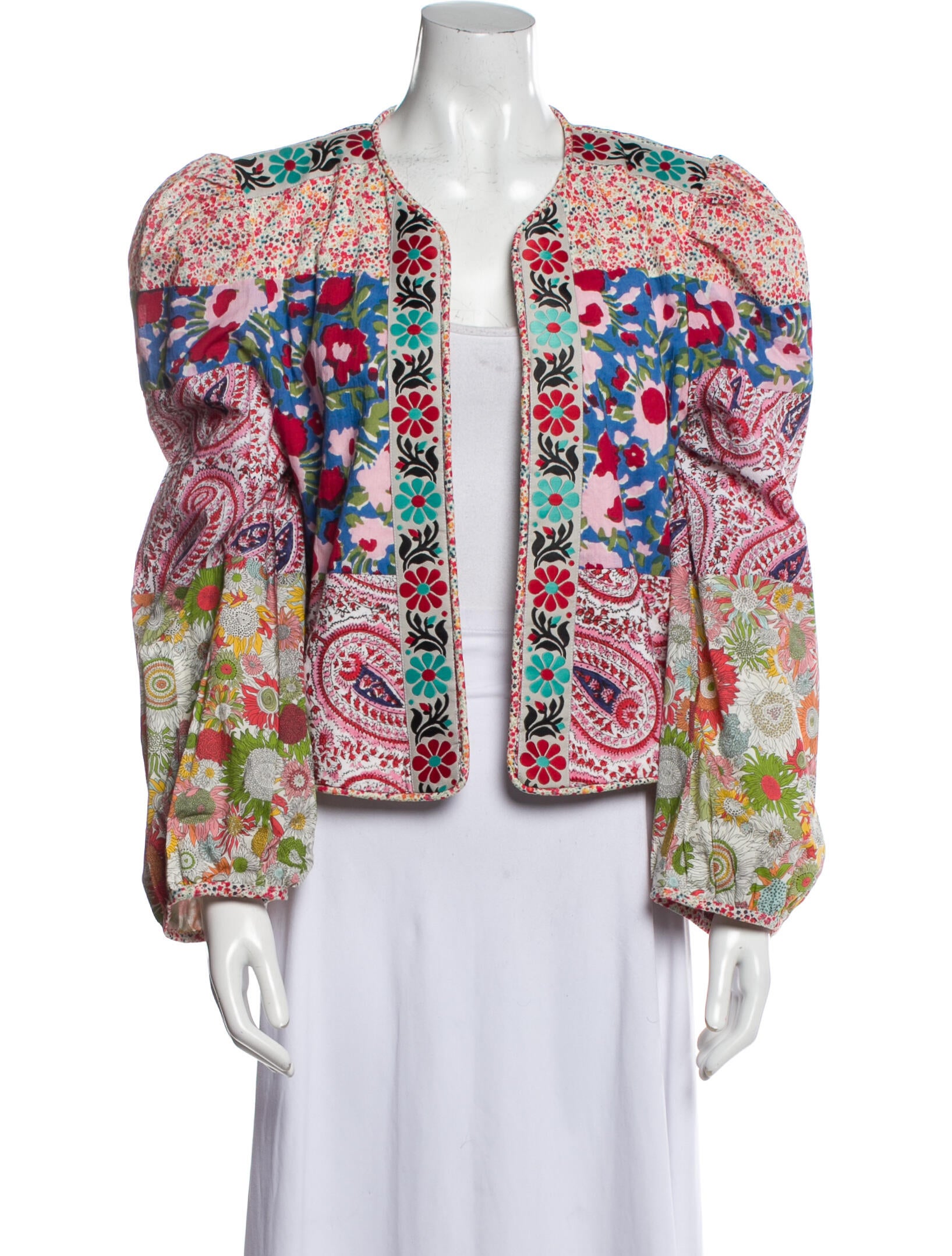 Alix of Bohemia Floral Print Evening Jacket - Pink Jackets, Clothing ...