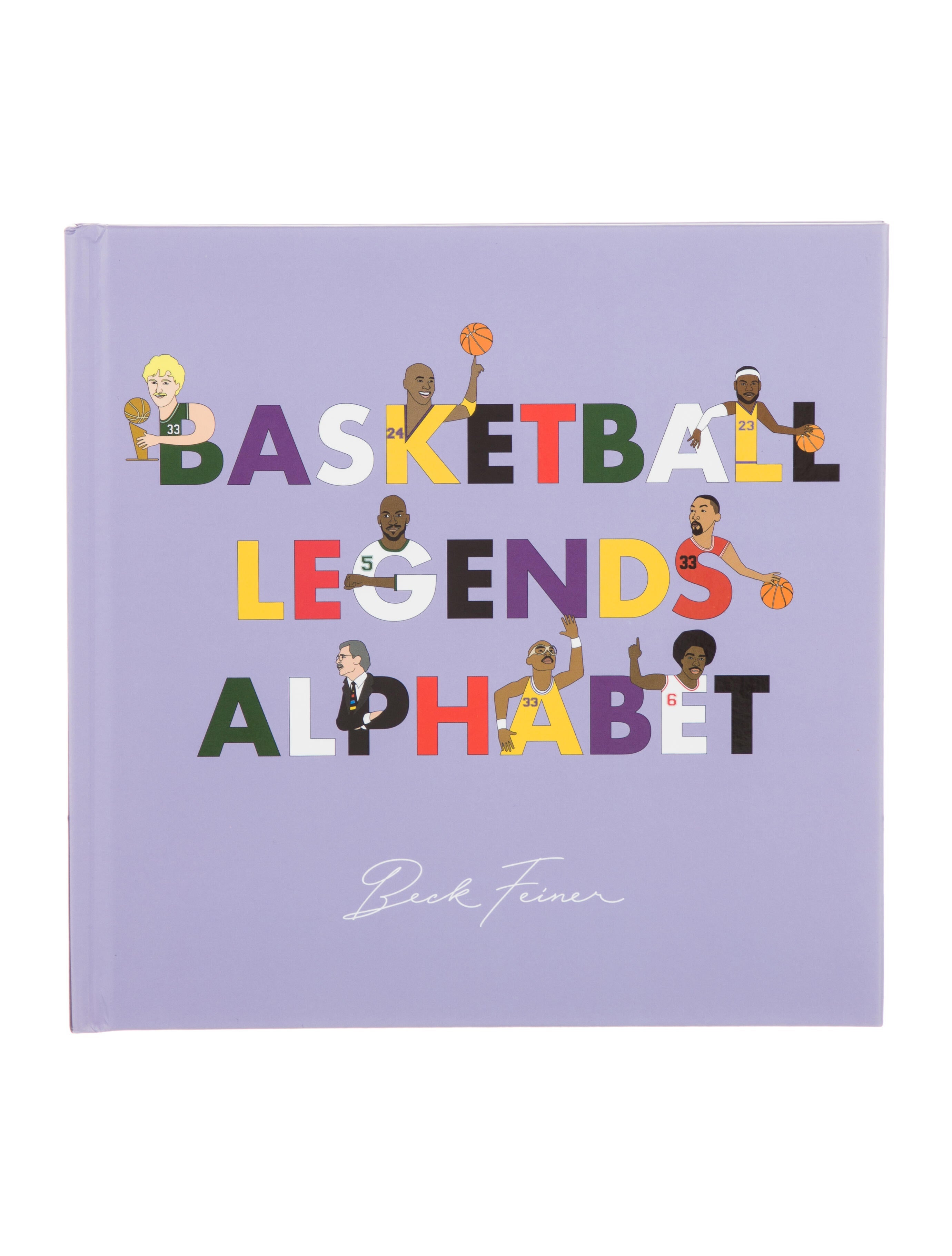 Alphabet Legends Basketball Legends Alphabet Book - Purple - WALLL20758 ...