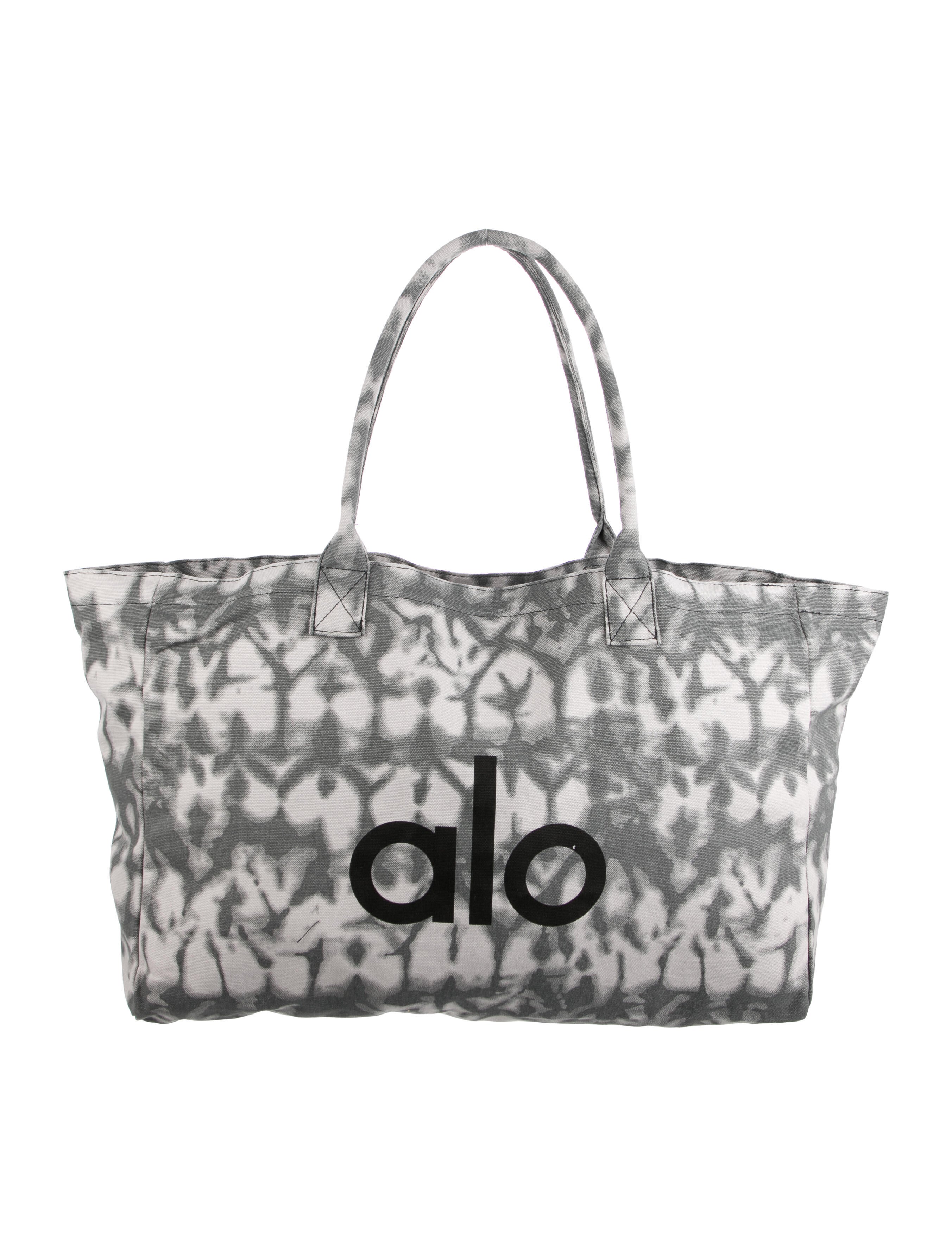 Alo Yoga Canvas Tie-Dye Shopper Tote w/ Tags - Grey Totes, Bags ...