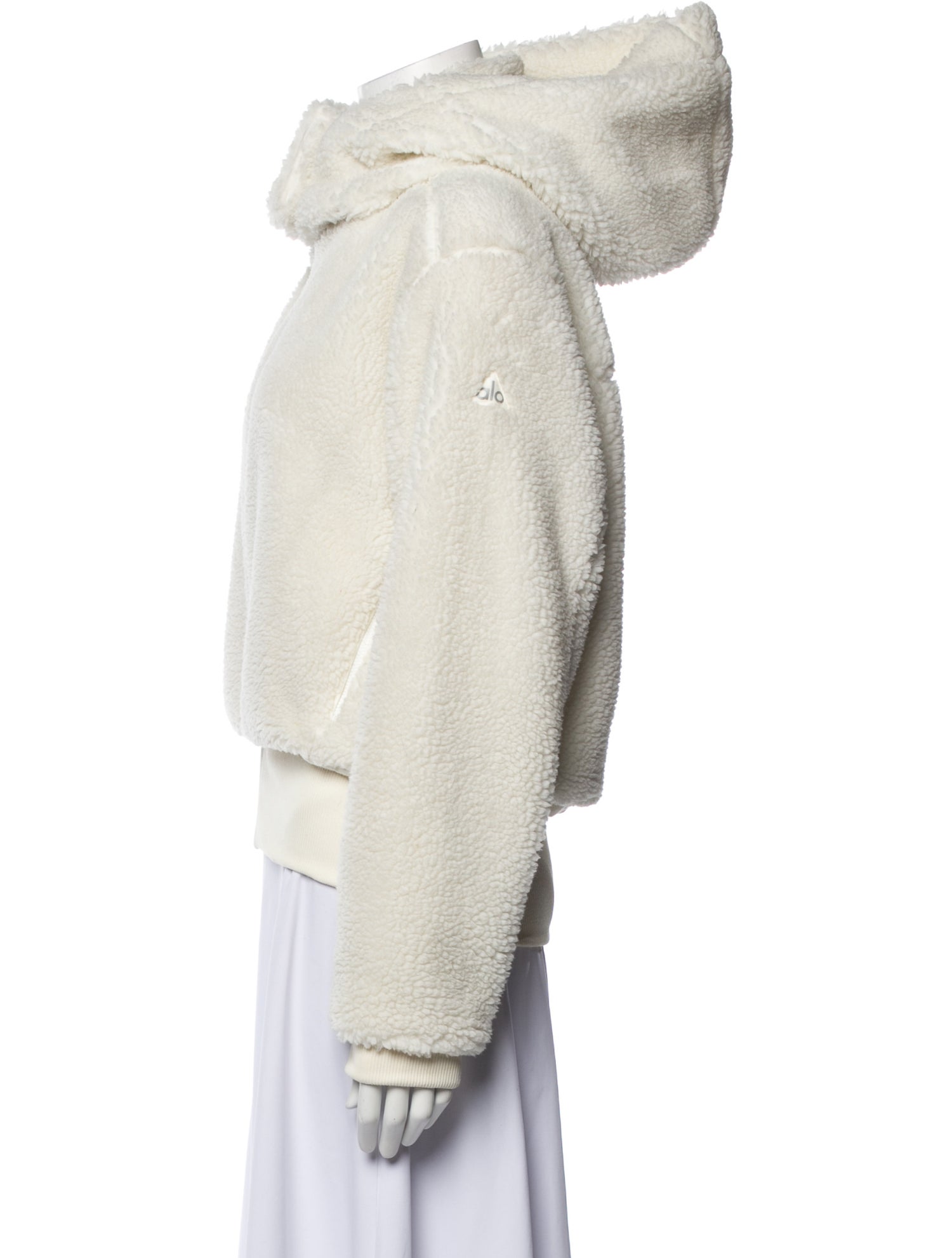 Alo Yoga Faux Fur Coat - White Coats, Clothing - WALOY32099 | The RealReal
