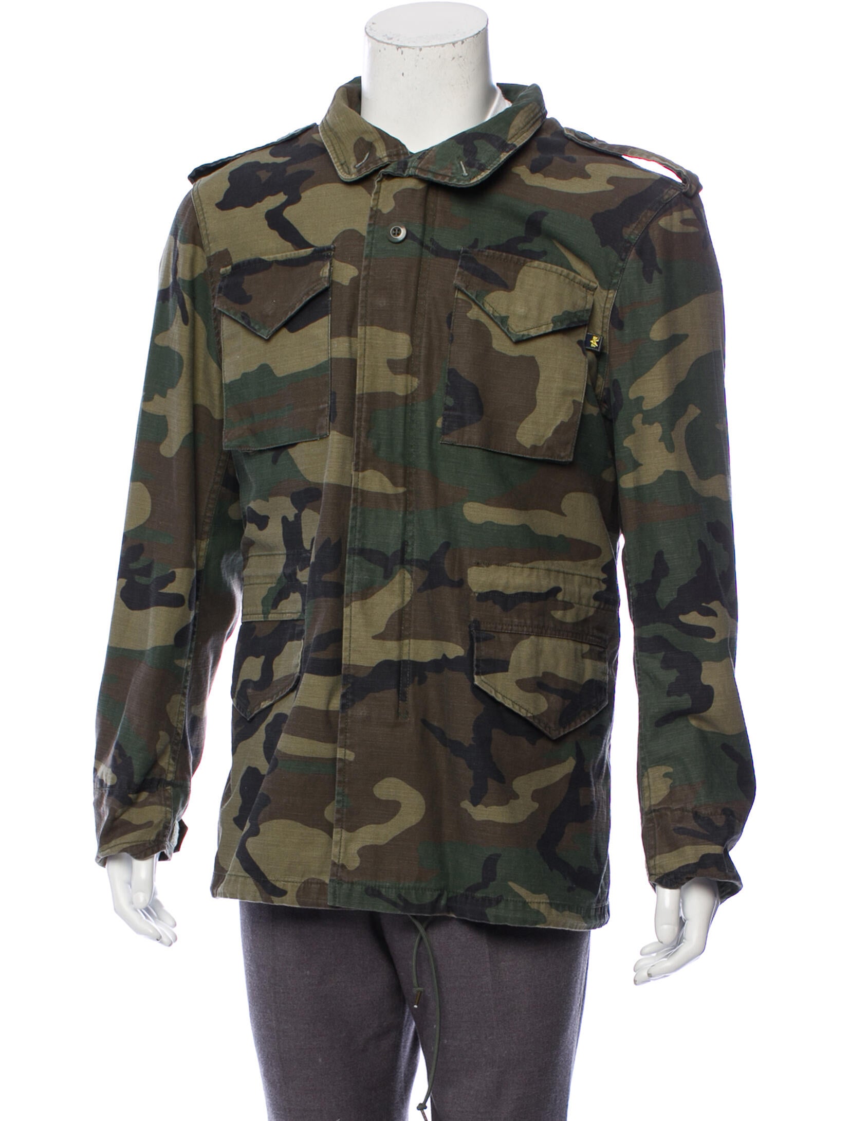 Alpha Industries Utility Camo Jacket - Clothing - WALPH20350 | The RealReal