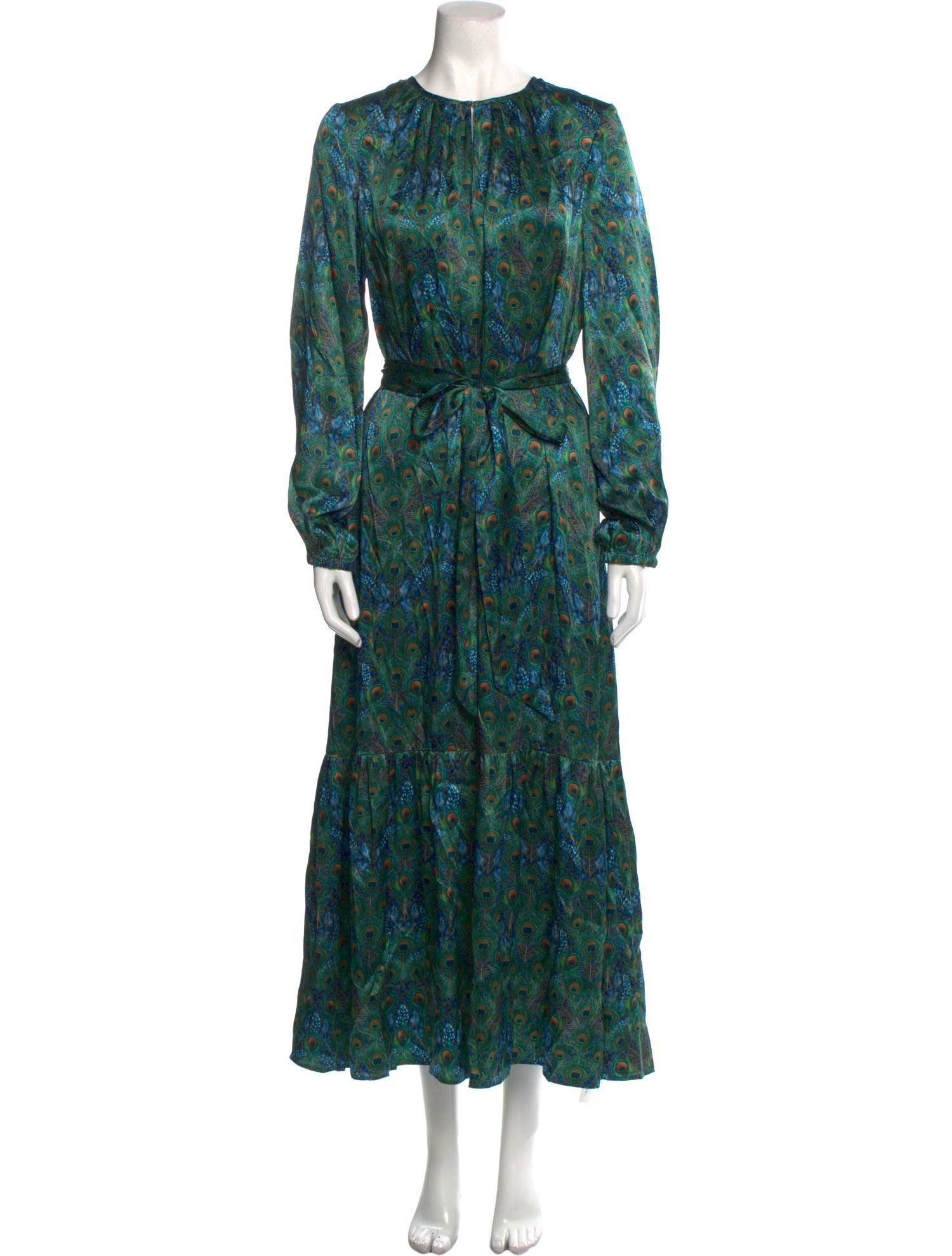 Ann Mashburn Silk Long Dress - Dresses, Clothing - WAMBN24118 | The ...