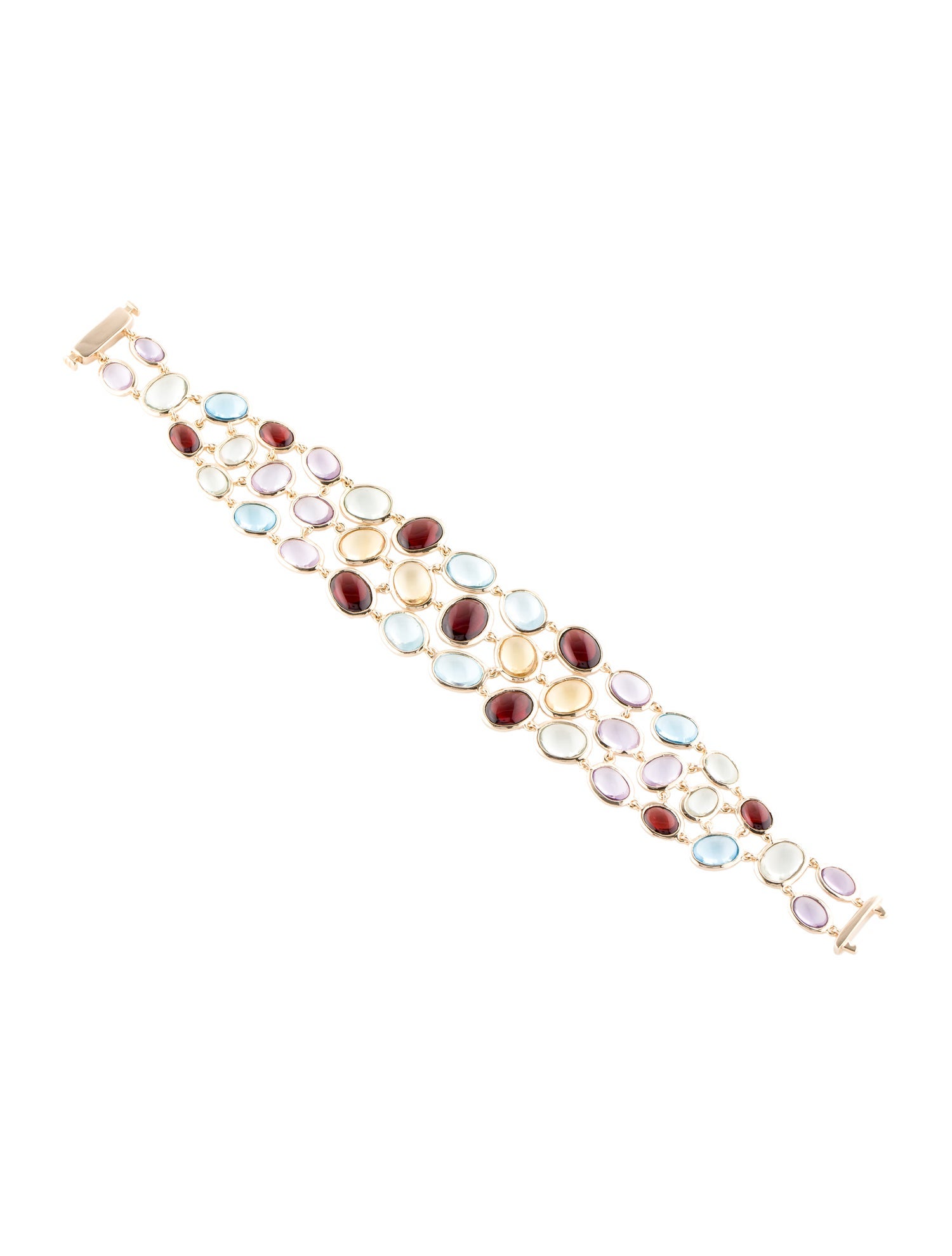 Aamiaa Multistone Color Candy Wrap Bracelet - 18K Vermeil Wrap, Bracelets - WAMMA20050 | The ...
