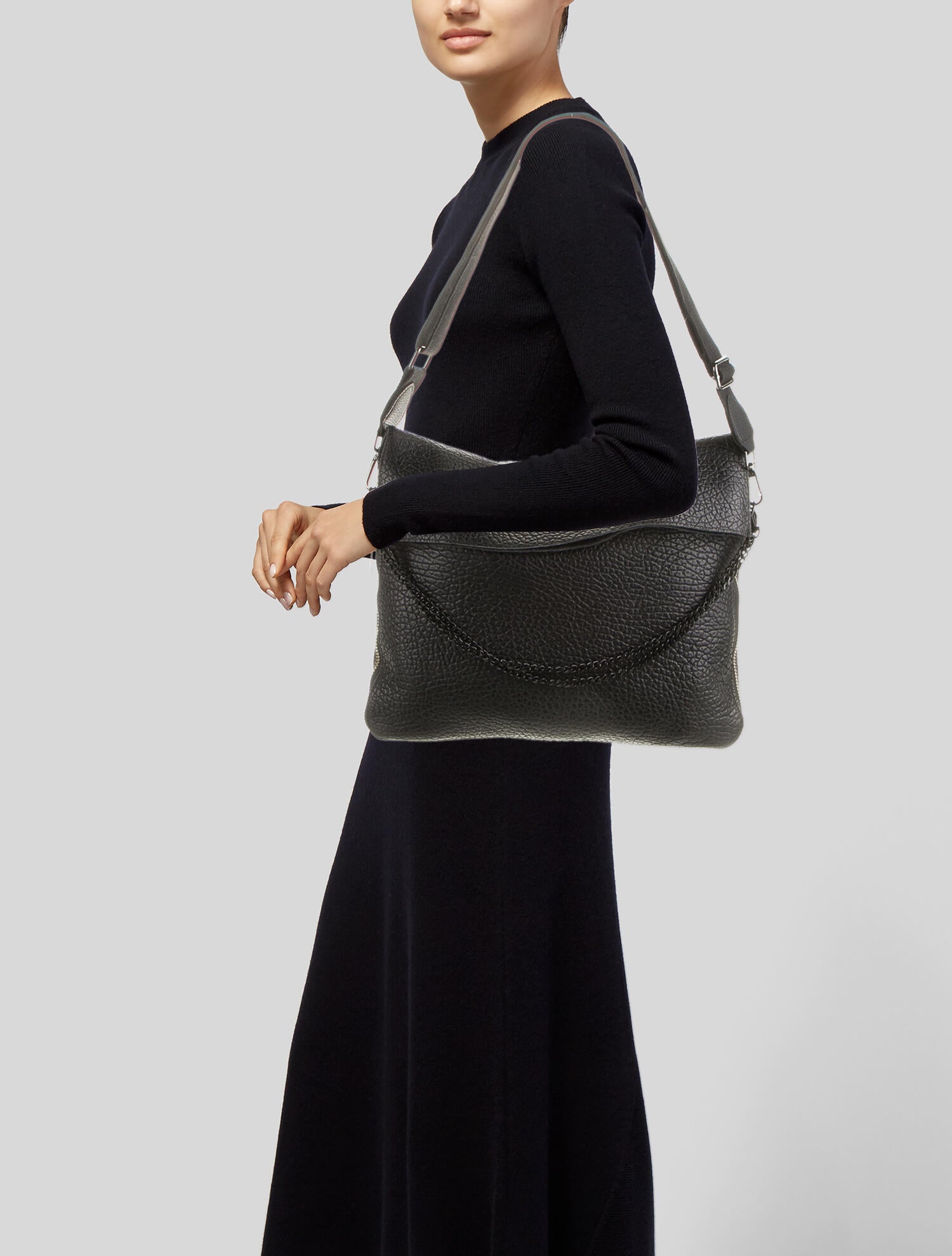 Ampersand As Apostrophe Leather Crossbody Bag w/ Tags - Black Crossbody ...