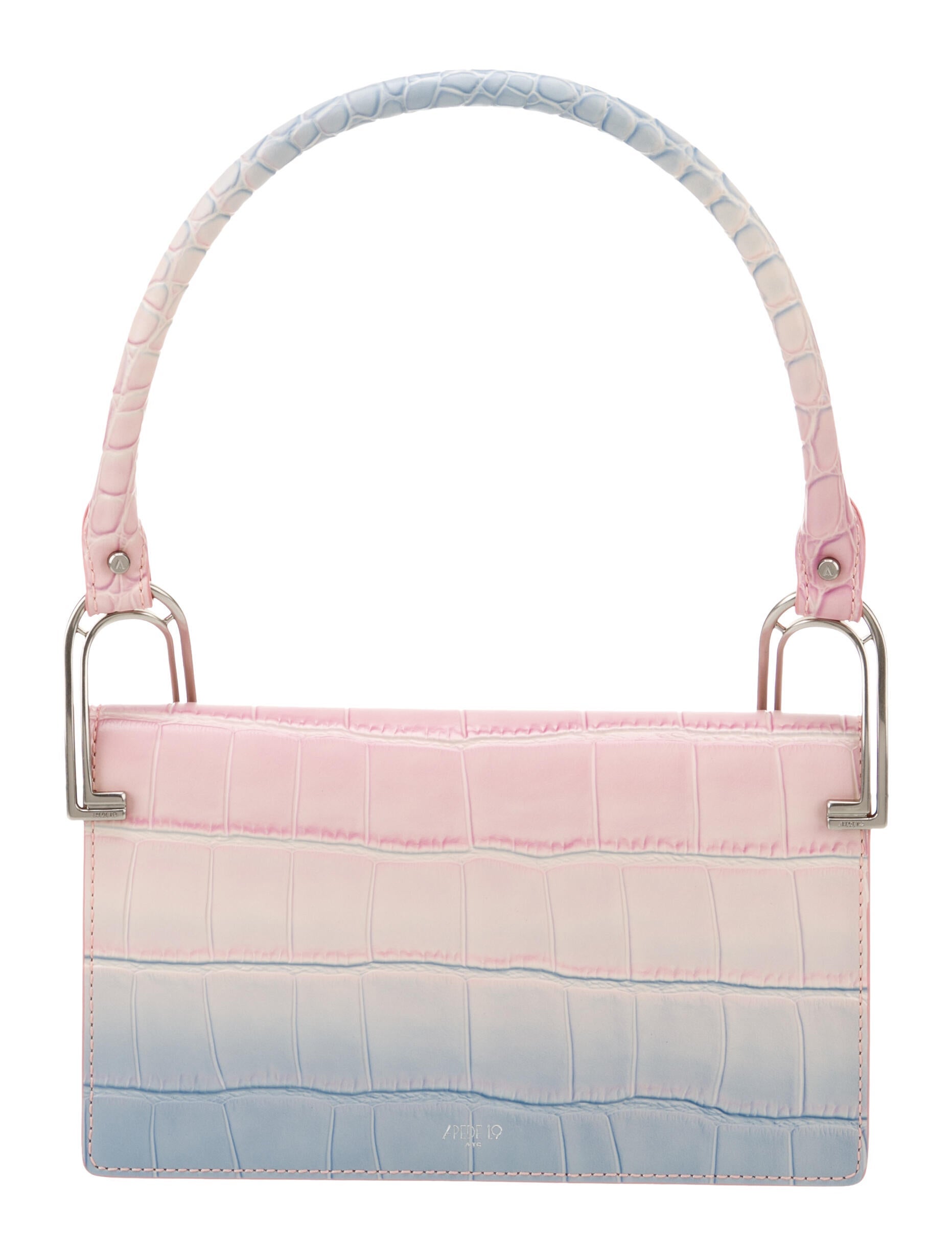 Apede Mod Embossed Leather Shoulder Bag - Pink Shoulder Bags, Handbags ...