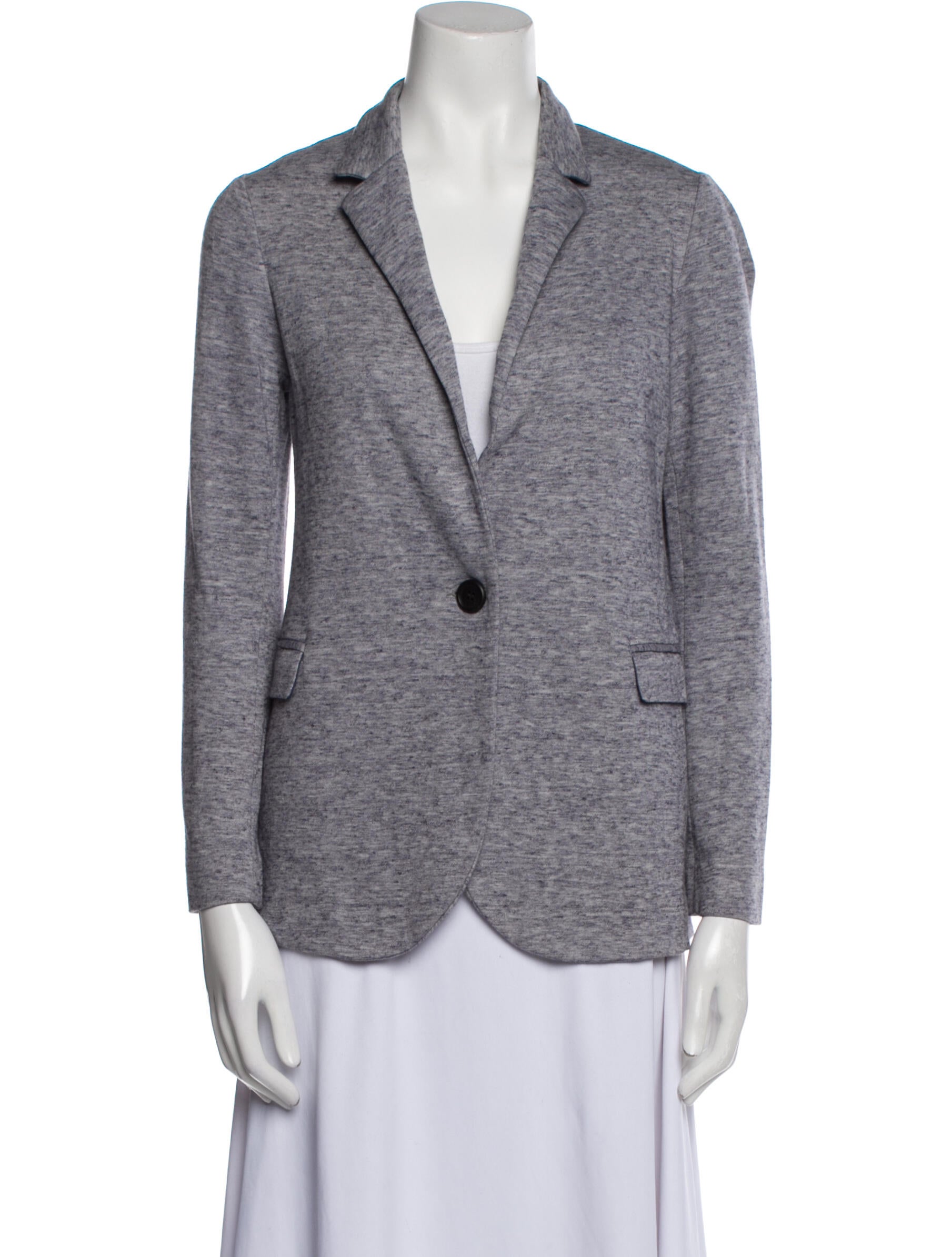Amina Rubinacci Blazer - Grey Jackets, Clothing - WAMRU21803 | The RealReal