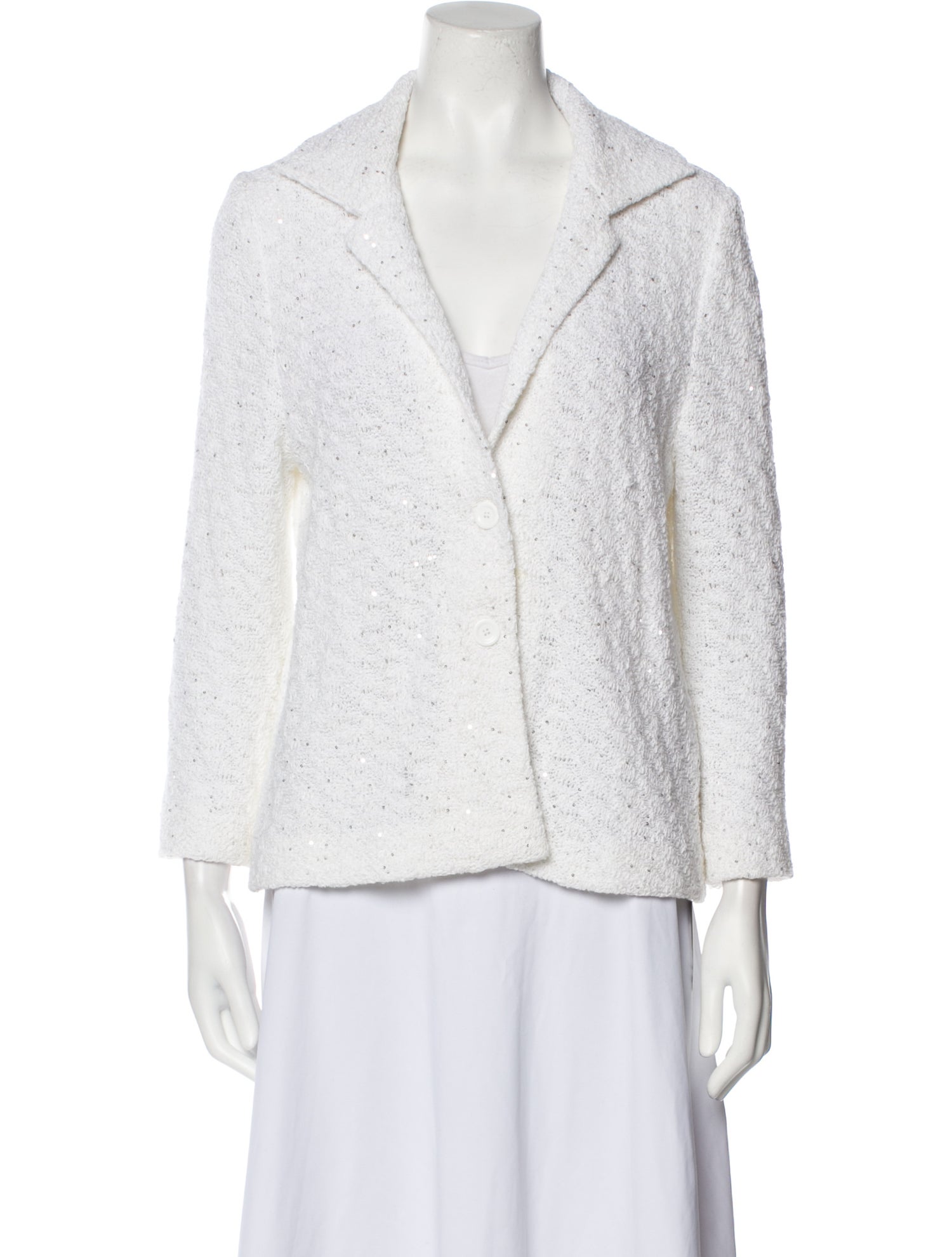 Amina Rubinacci Evening Jacket - White Jackets, Clothing - WAMRU22332 ...