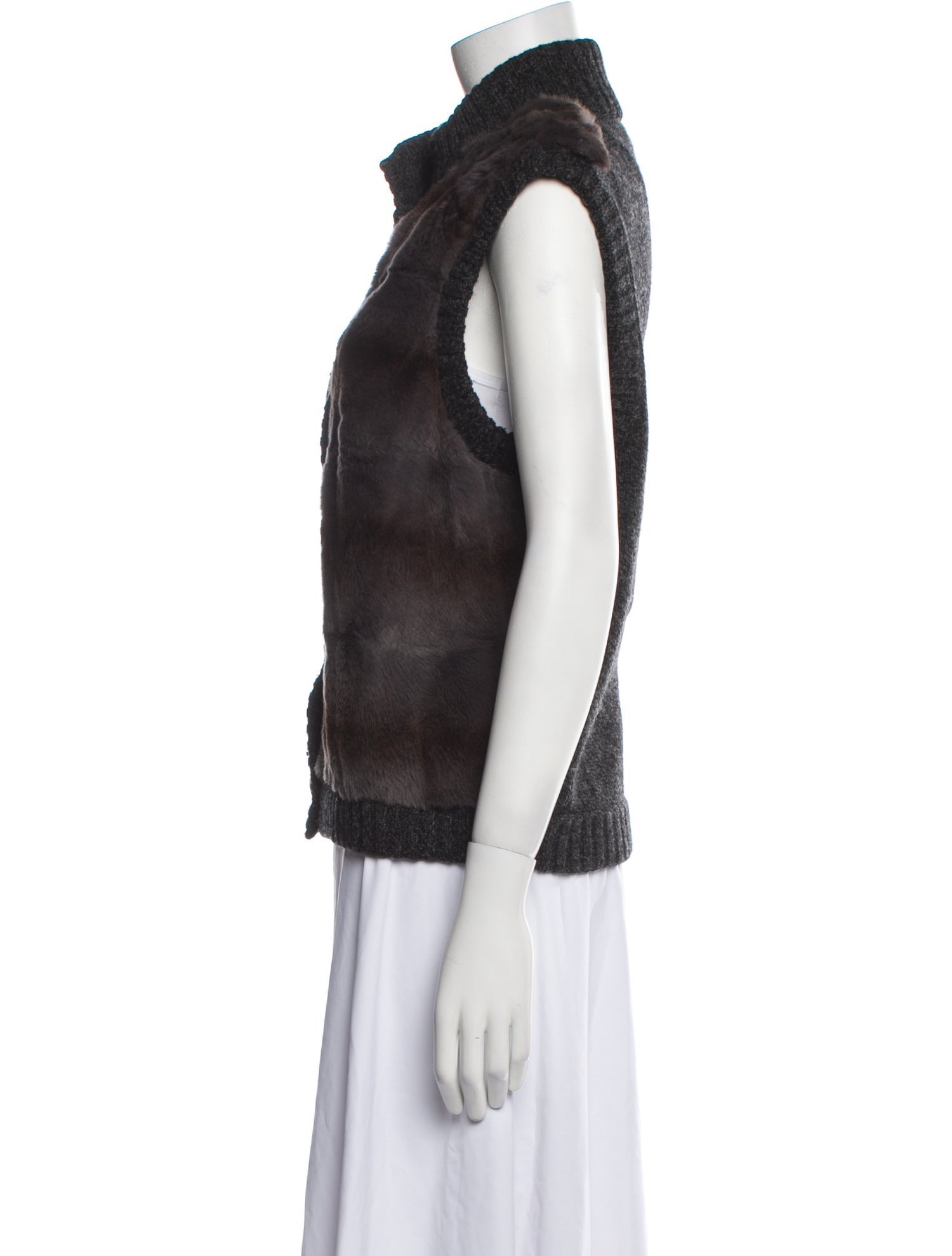 Amina Rubinacci Animal Print Fur Jacket - Grey Jackets, Clothing ...