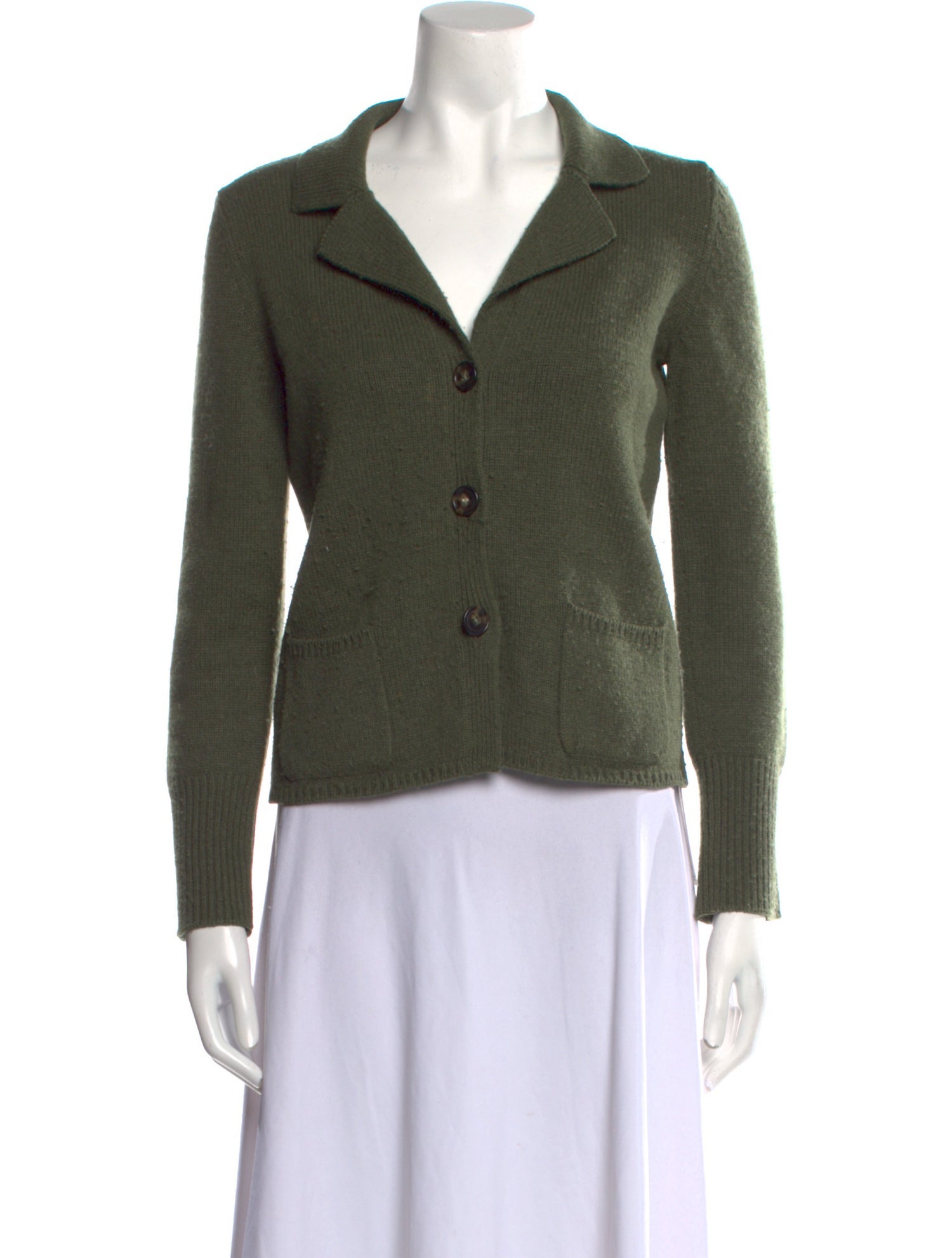 Amina Rubinacci Cashmere Sweater - Green Knitwear, Clothing ...