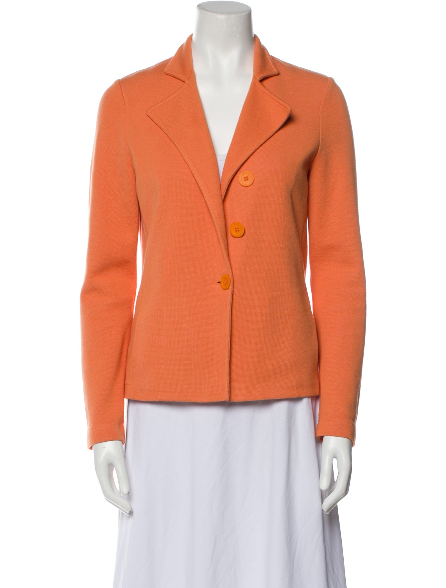 Amina Rubinacci Blazer - Orange Jackets, Clothing - WAMRU22917 | The RealReal