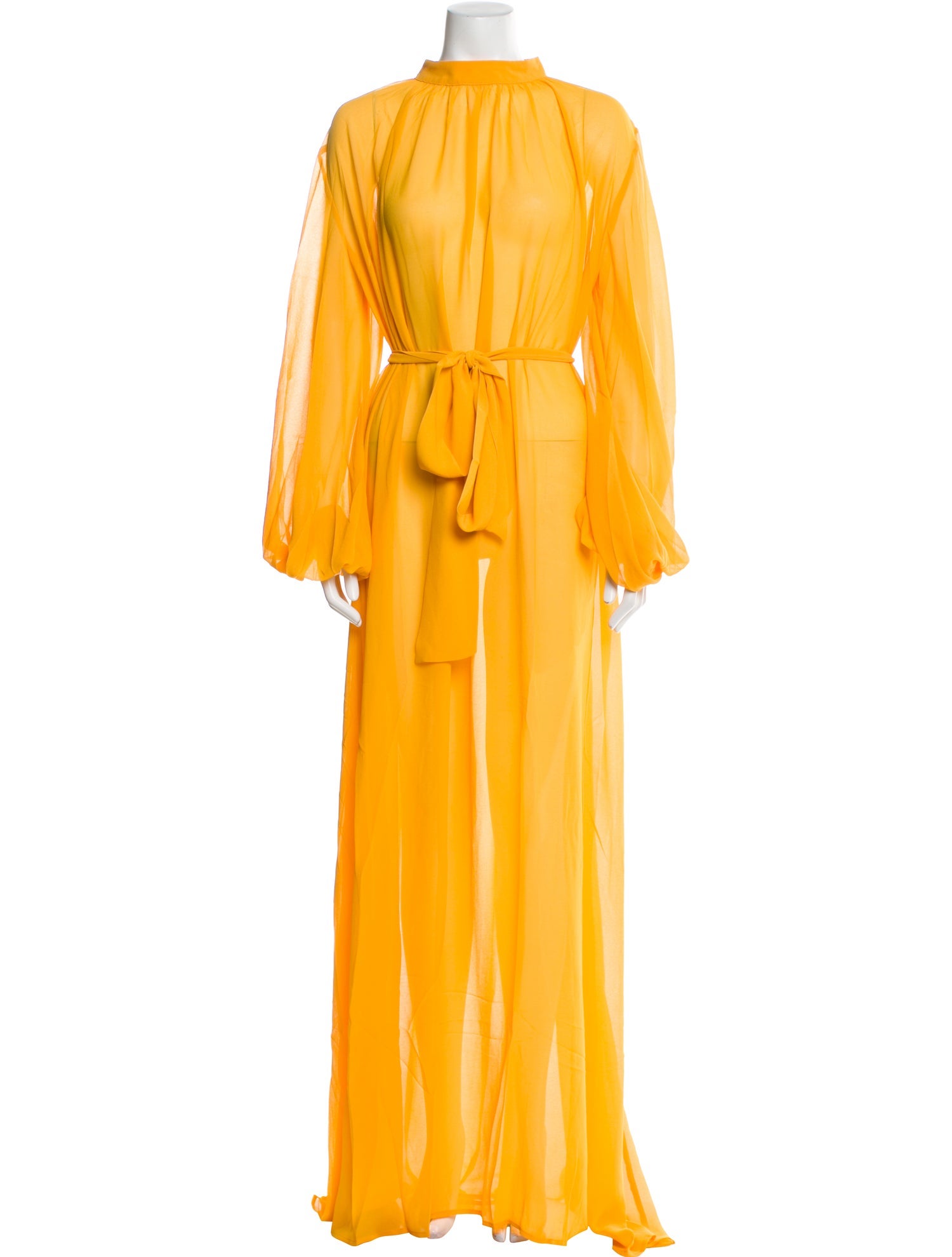 Andrea Iyamah Mock Neck Long Dress w/ Tags - Yellow Dresses, Clothing ...