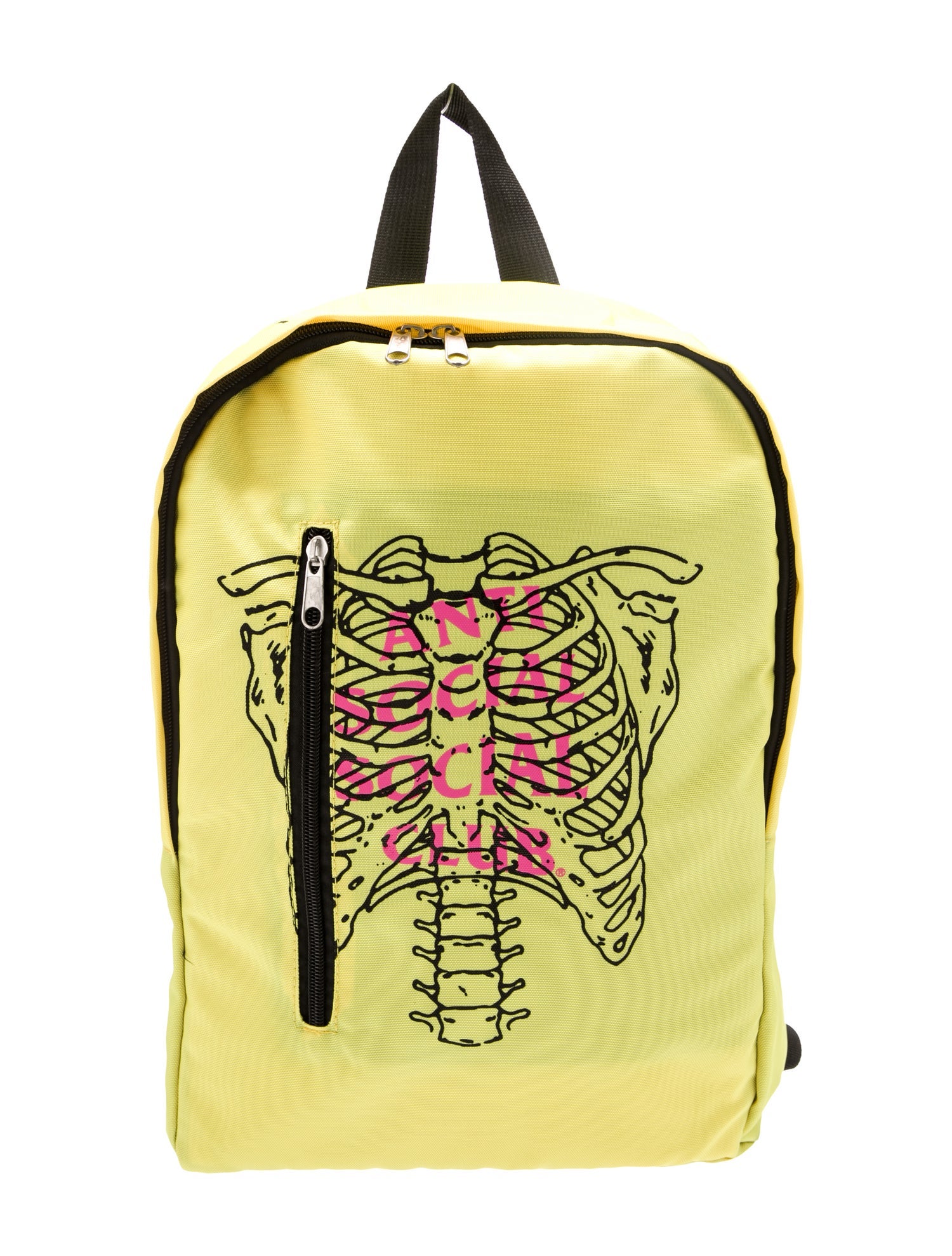 Anti SocialSocial Club Broken Back Backpack - Yellow Backpacks, Bags ...