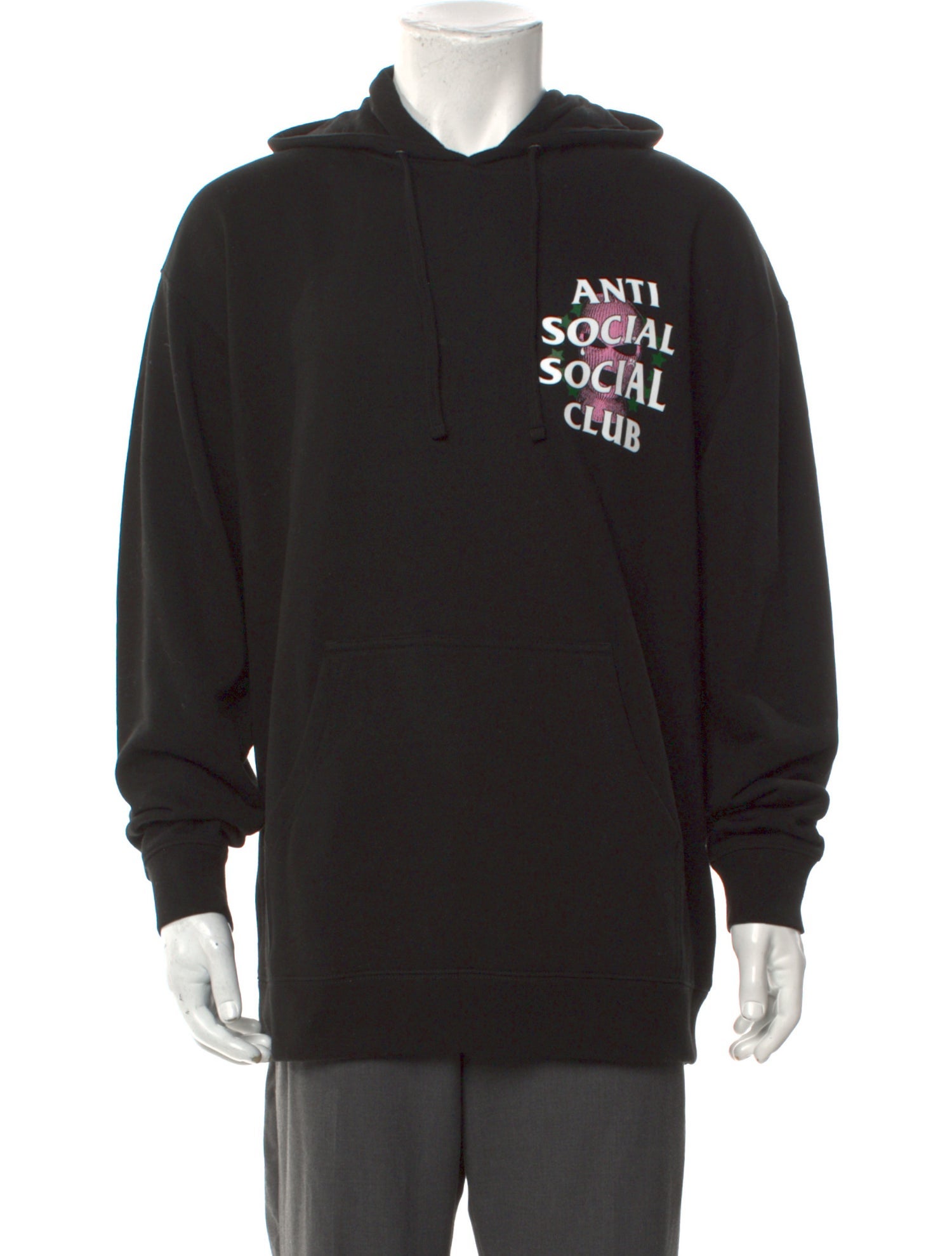 Anti SocialSocial Club x Sad Boys Graphic Print Hoodie - Black ...