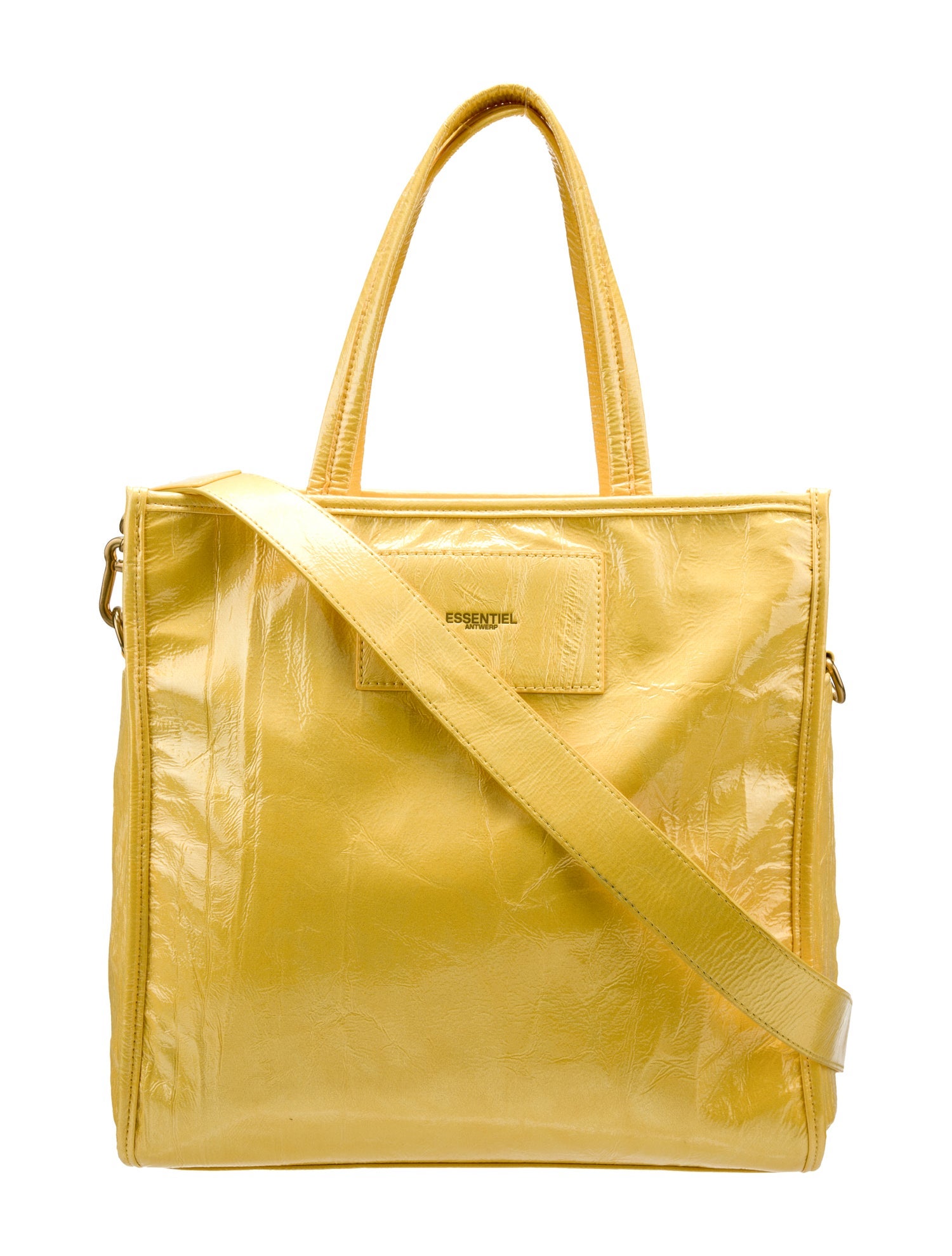 Essentiel Antwerp Vinyl Tote - Yellow Totes, Handbags - WANTW21754 ...