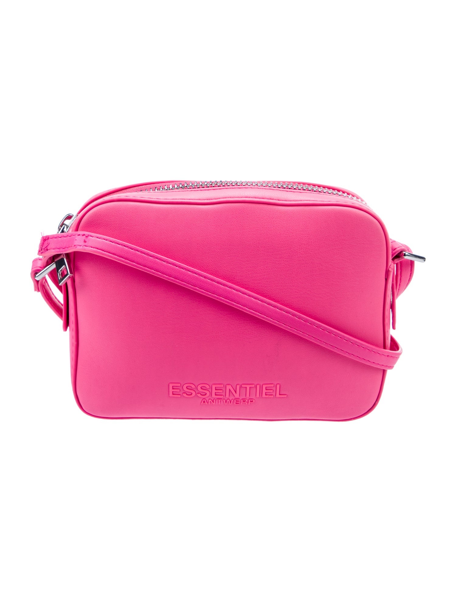 Essentiel Antwerp Solid Leather Crossbody Bag - Pink Crossbody Bags ...