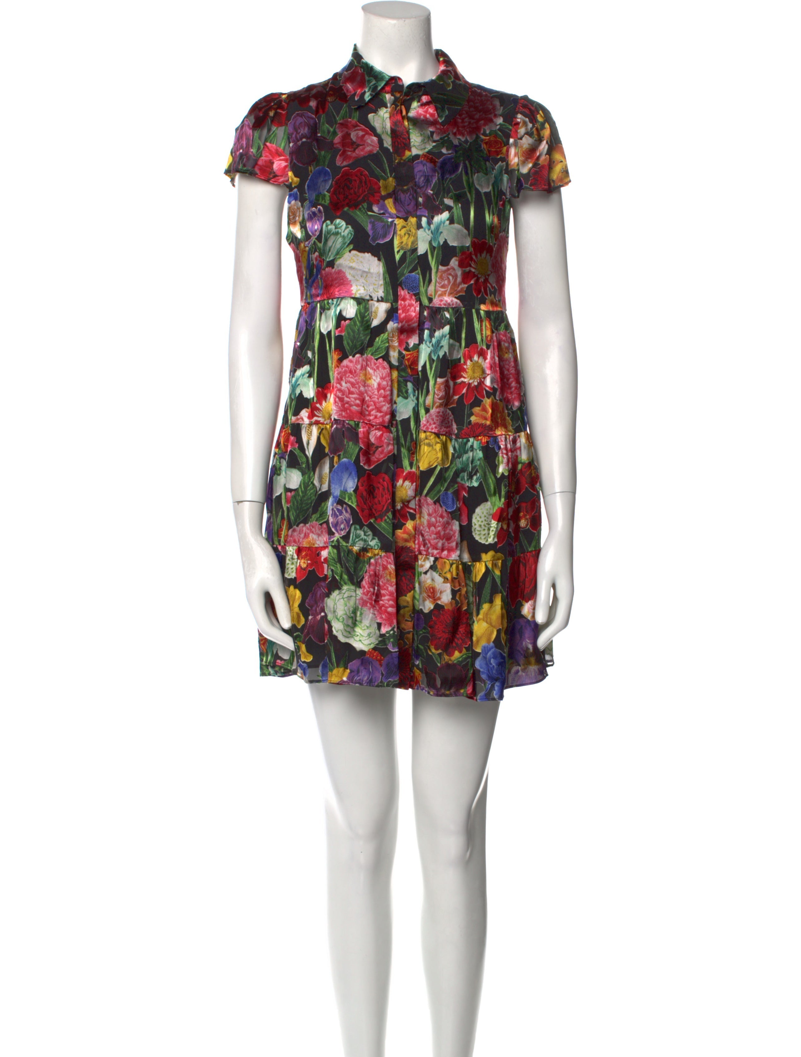 Hoss Intropia Printed Knee-Length Dress w/ Tags - Black Dresses ...