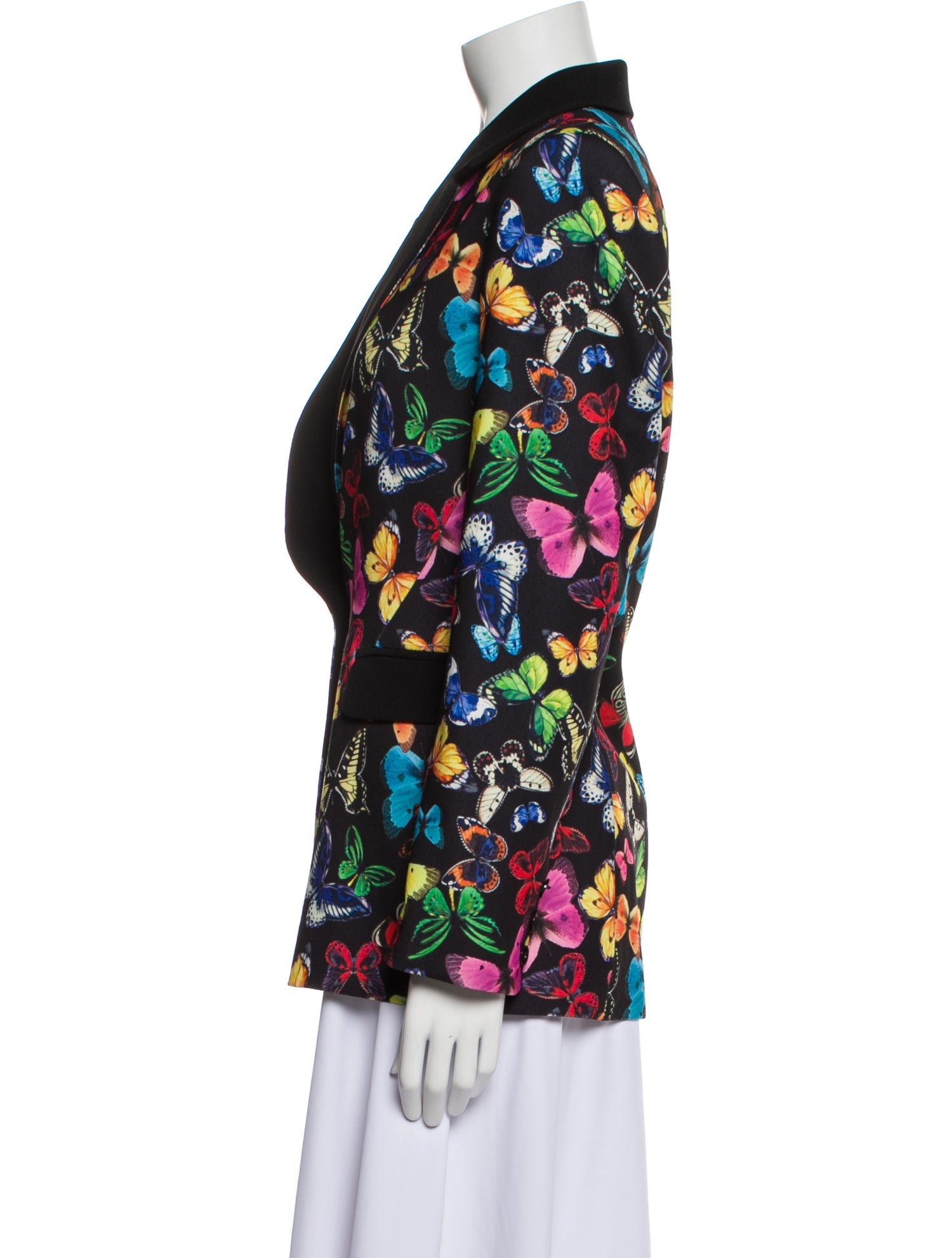 Alice + Olivia Floral Print Blazer - Black Jackets, Clothing ...