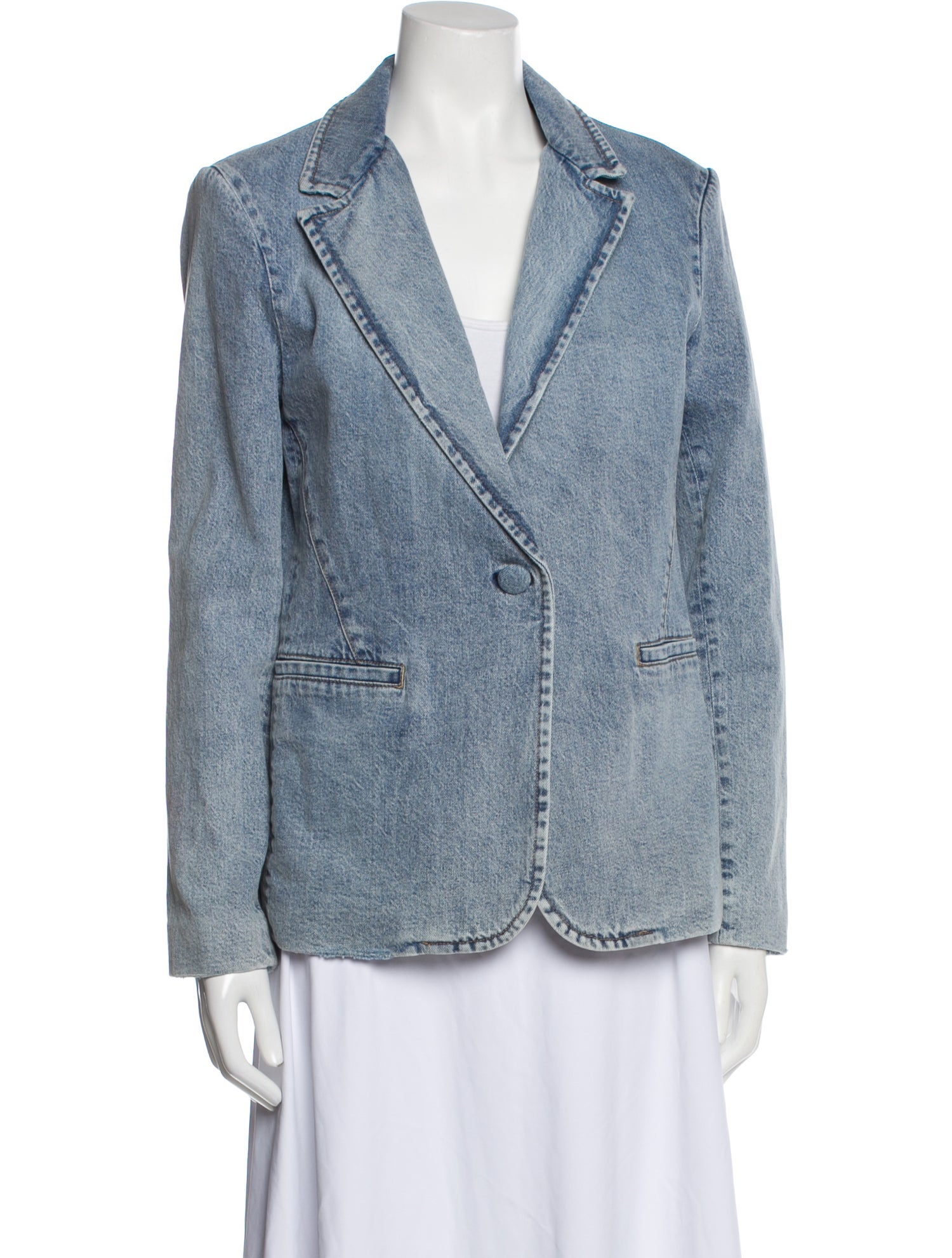 Alice + Olivia Denim Jacket - Blue Jackets, Clothing - WAO388505 | The ...