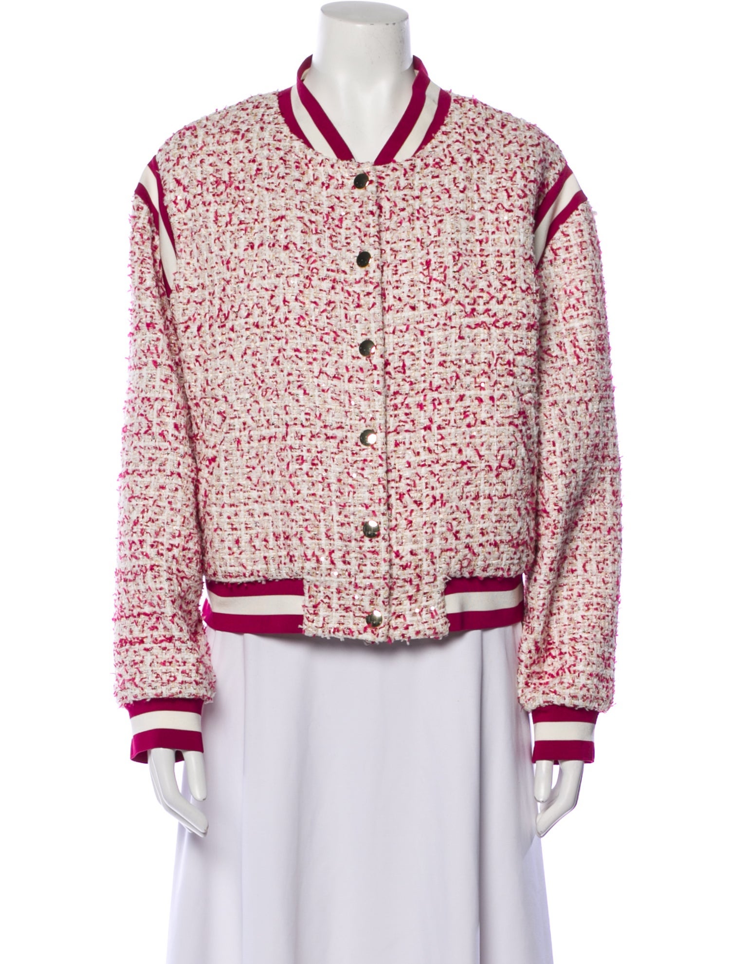 Alice + Olivia Floral Print Bomber Jacket - Pink Jackets, Clothing ...
