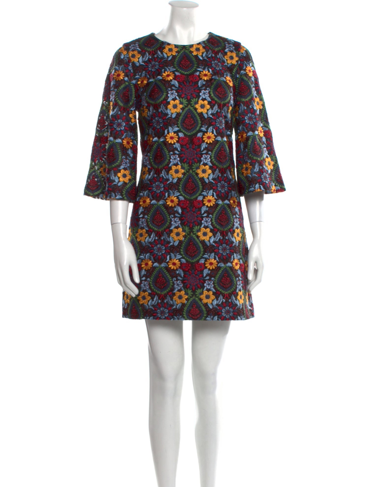 Beulah Floral Print Mini Dress w/ Tags - Blue Dresses, Clothing ...