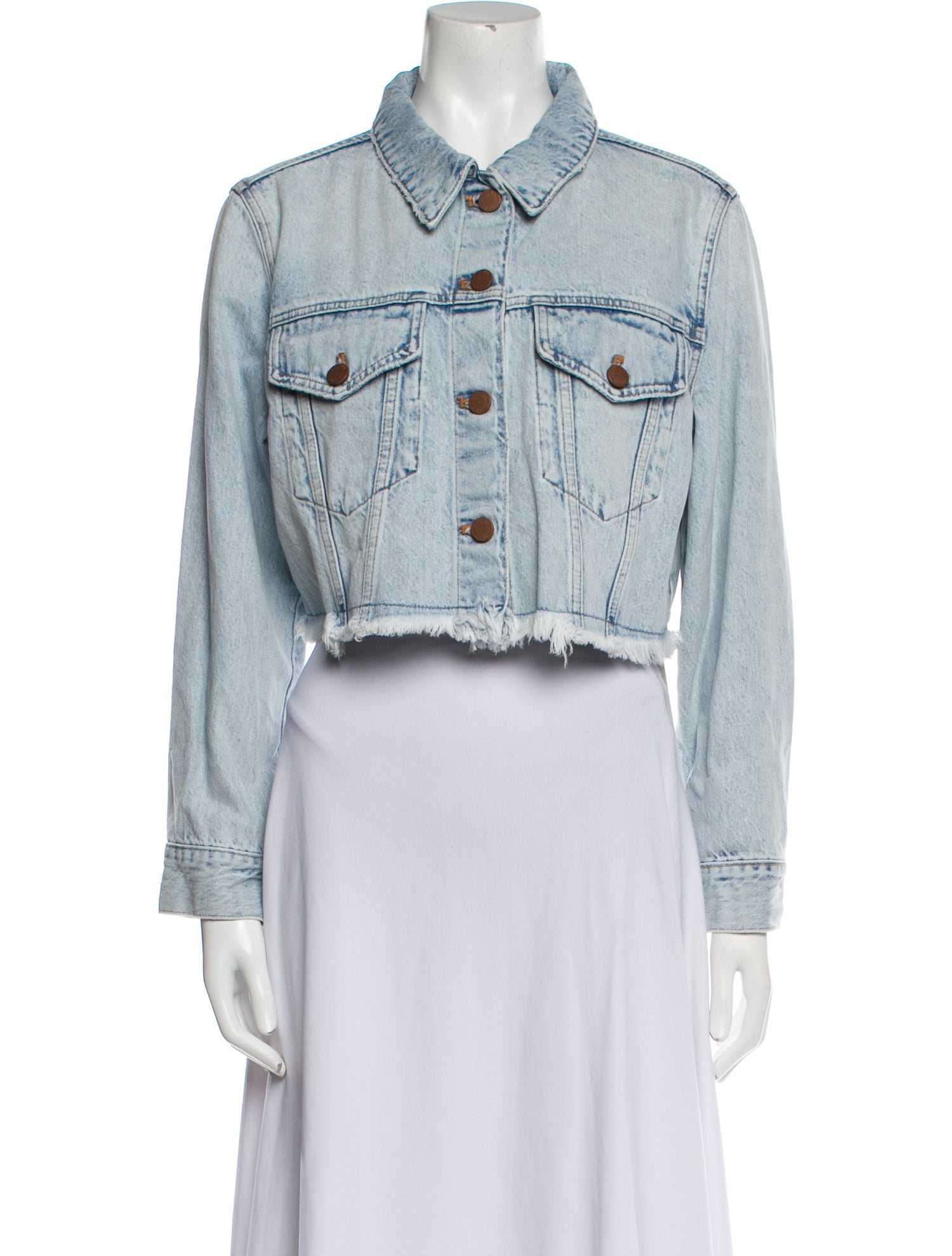 Alice + Olivia Denim Jacket - Blue Jackets, Clothing - WAO416338 | The ...