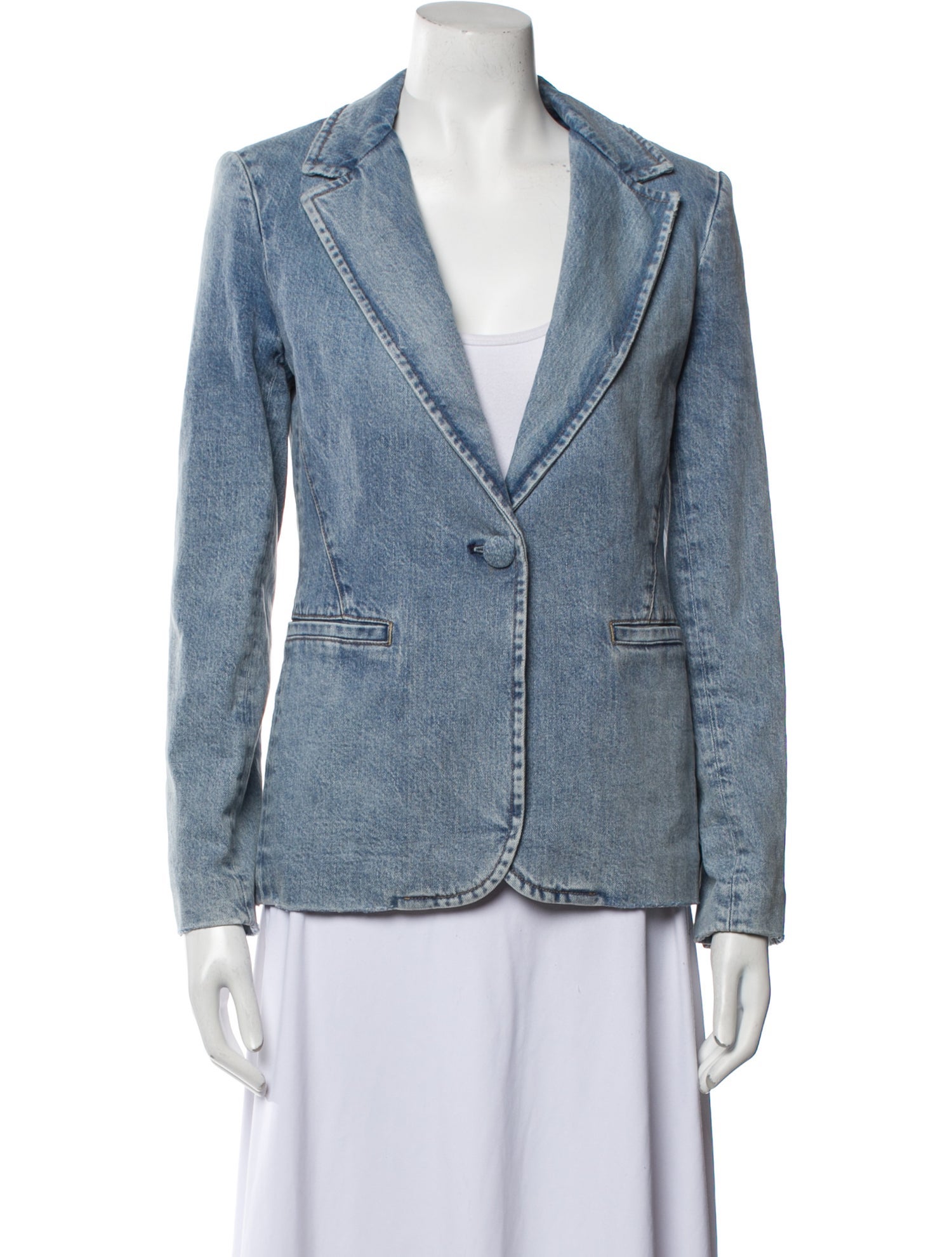 Alice + Olivia Denim Jacket - Blue Jackets, Clothing - WAO425852 | The ...
