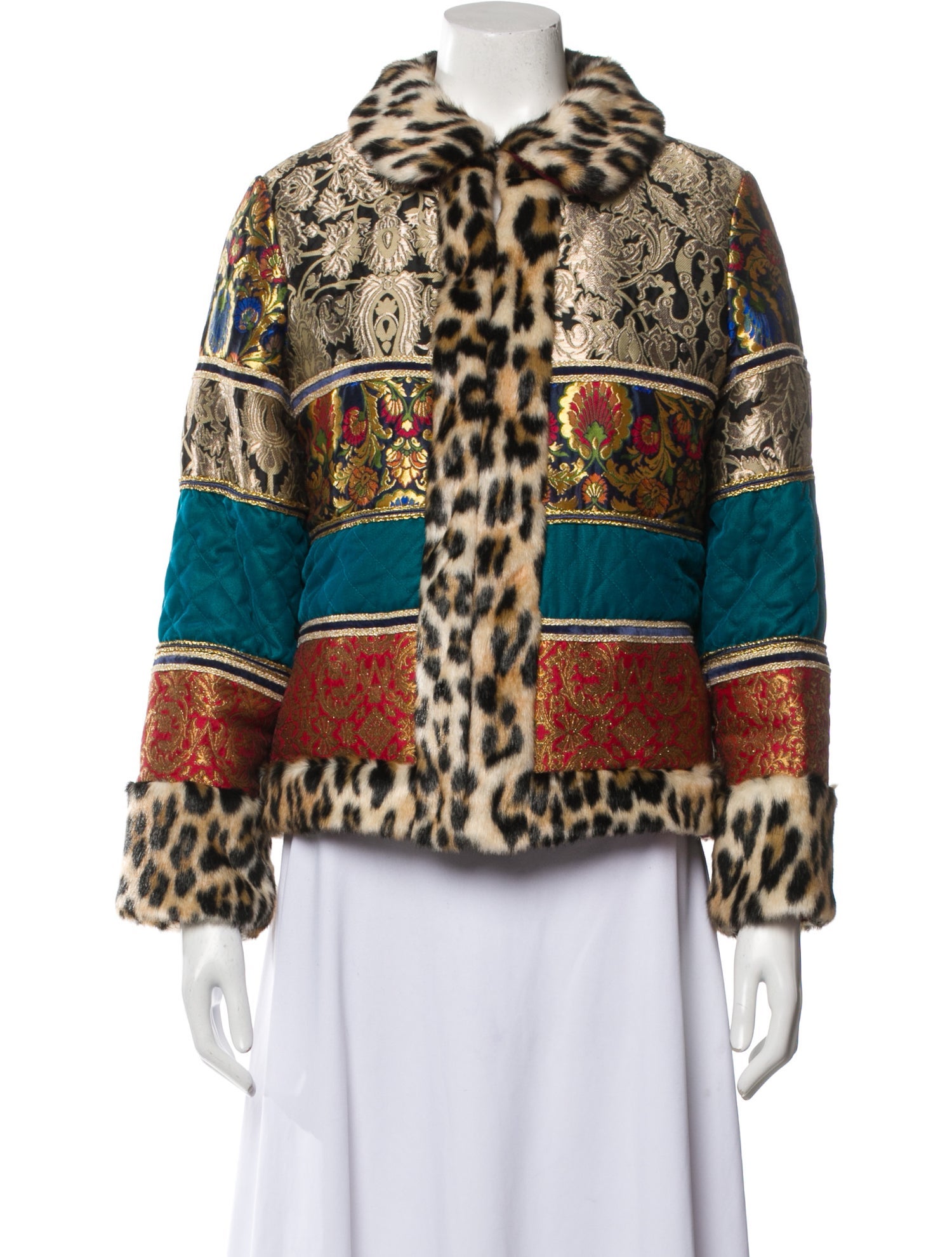 Alice + Olivia Animal Print Jacket - Blue Jackets, Clothing - WAO428999 ...