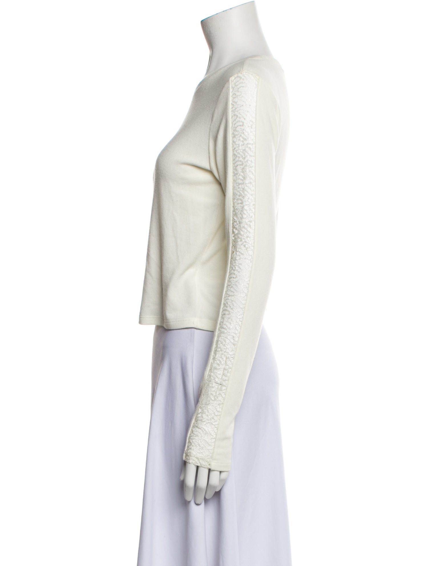 Alice + Olivia Graphic Print Crew Neck Sweater w/ Tags - Neutrals ...