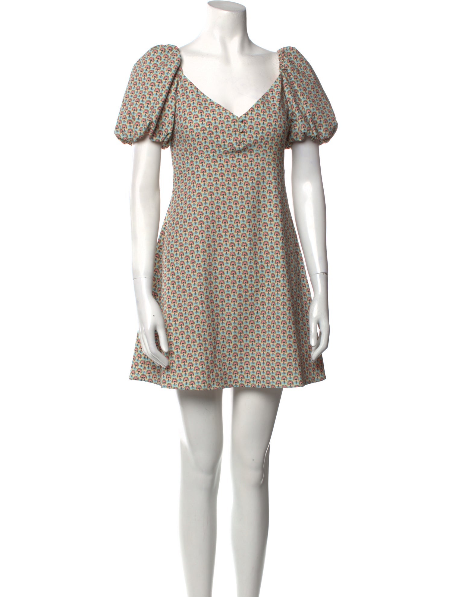 Faithfull The Brand Plaid Print Mini Dress - Yellow Dresses, Clothing ...