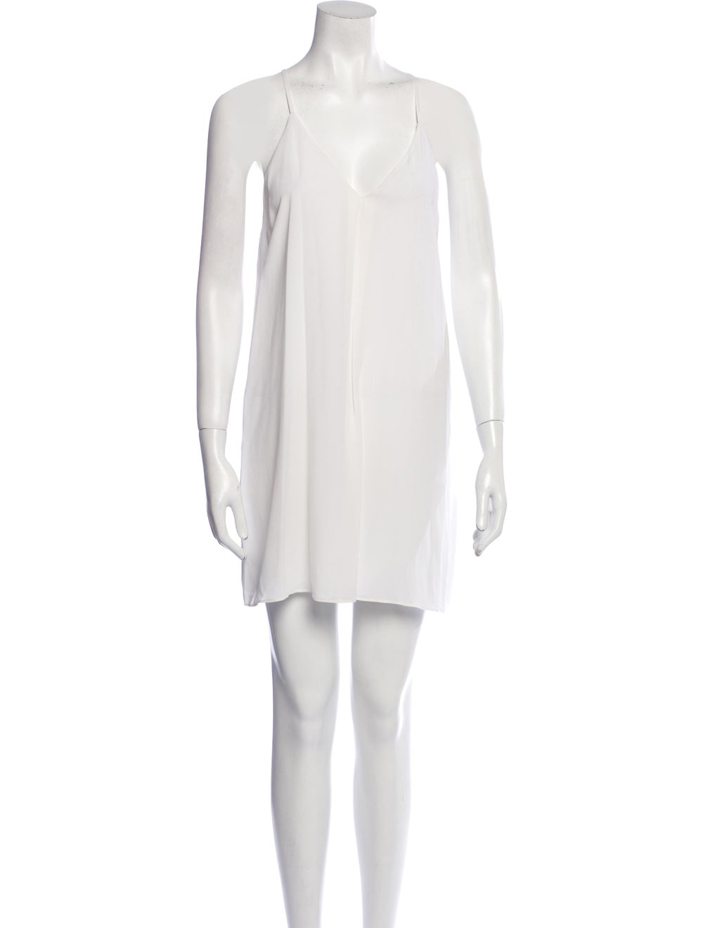 Alice Olivia Silk Slip Dress Neutrals Sleeveless Wi Gem
