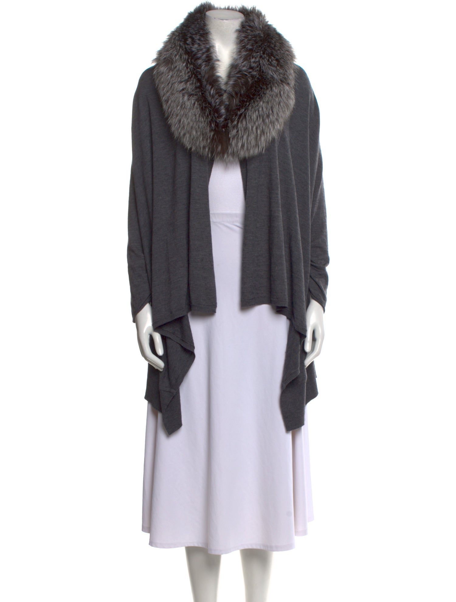 Alice + Olivia Wool V-Neck Sweater w/ Tags - Grey Knitwear, Clothing ...