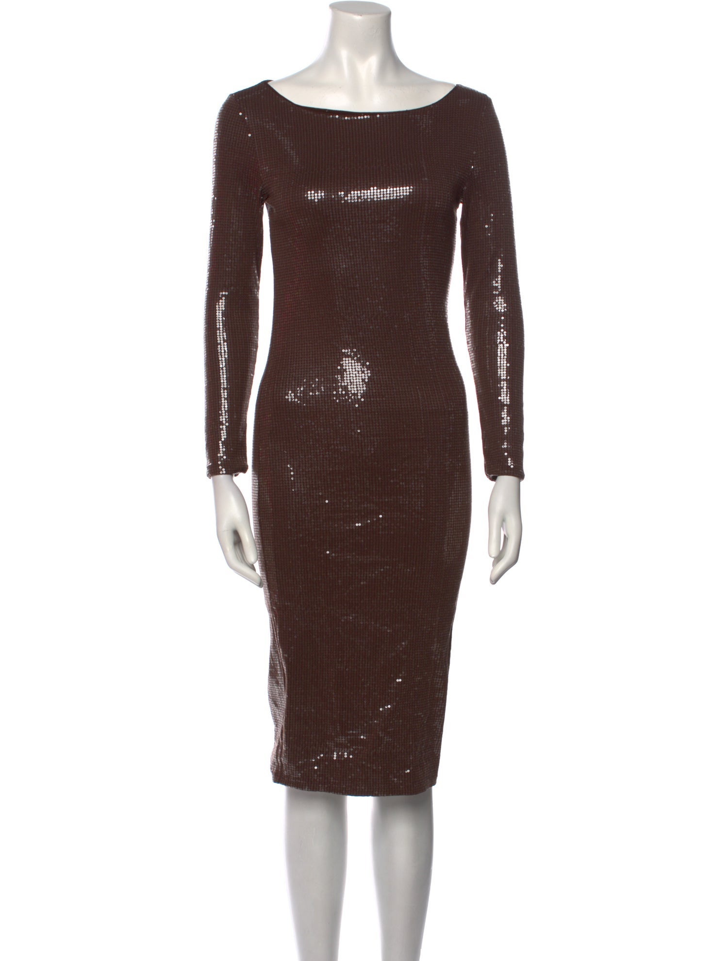 Alice + Olivia Bateau Neckline Knee-Length Dress - Green Dresses ...