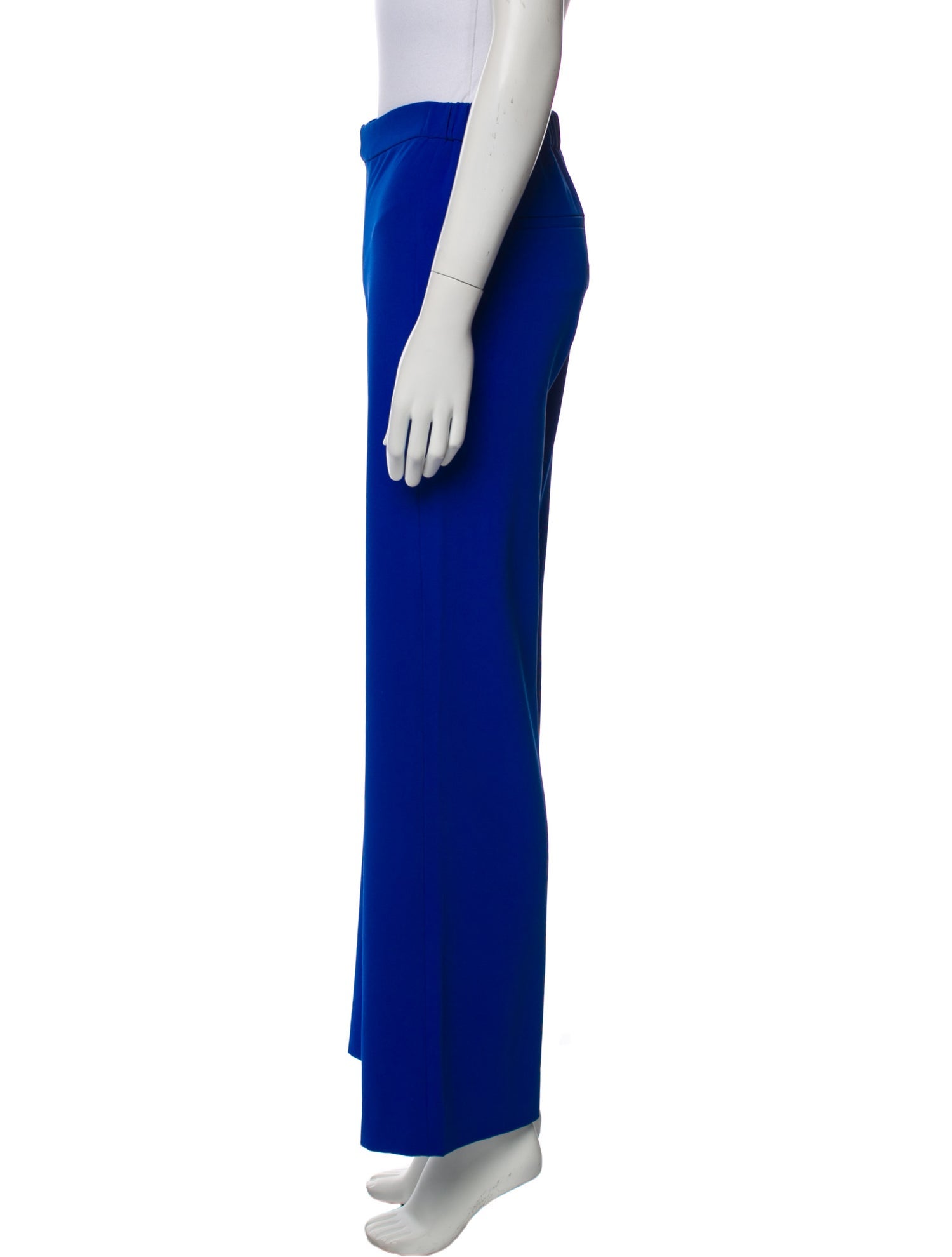 Alice + Olivia Wide Leg Pants - Blue, 9.75" Rise Pants, Clothing ...