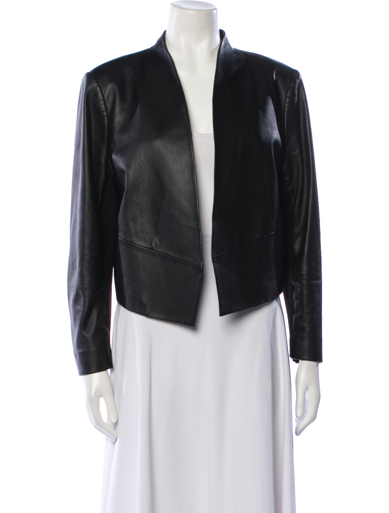 Alice + Olivia Leather Biker Jacket - Black Jackets, Clothing ...