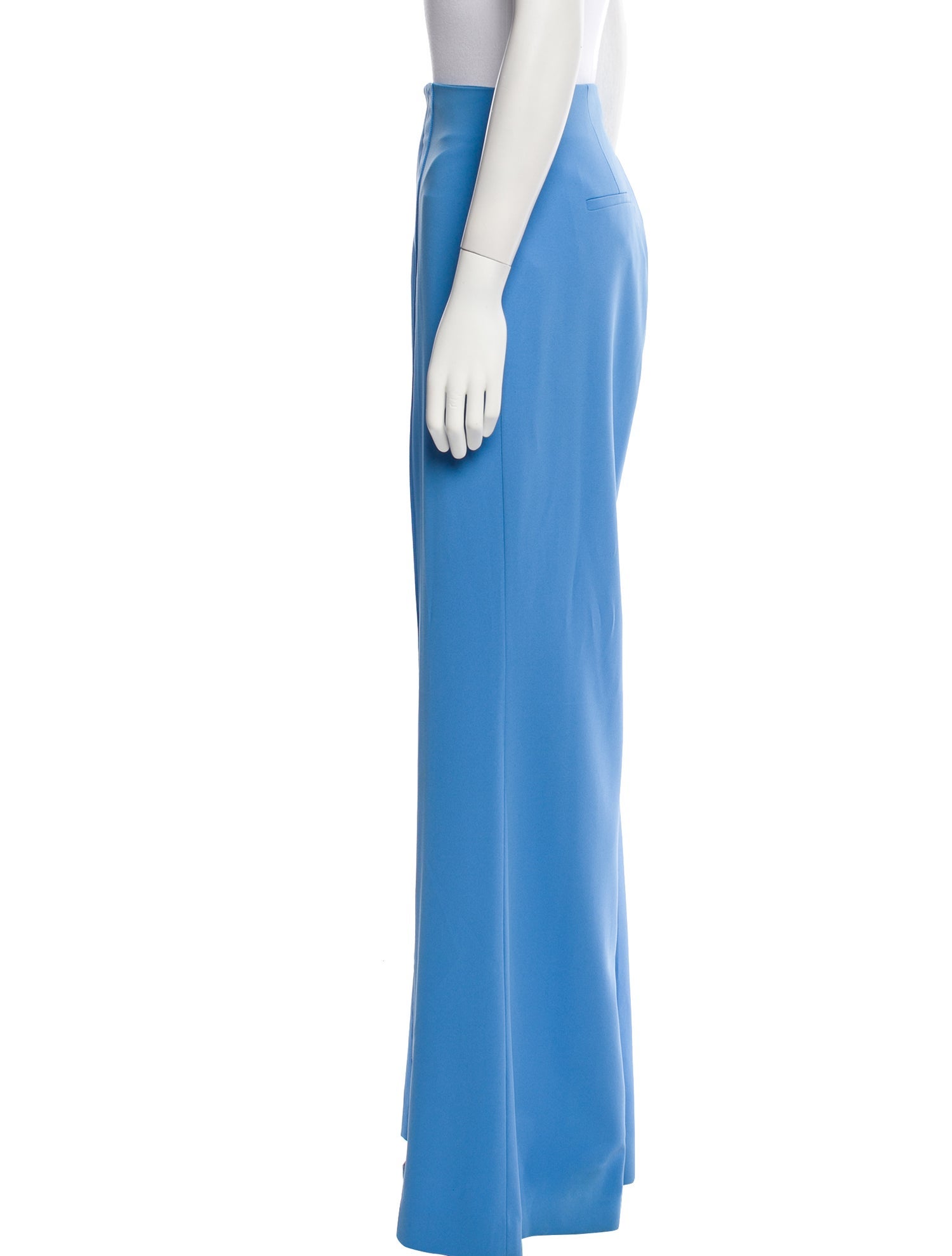 Alice + Olivia Wide Leg Pants - Blue, 12.25" Rise Pants, Clothing ...