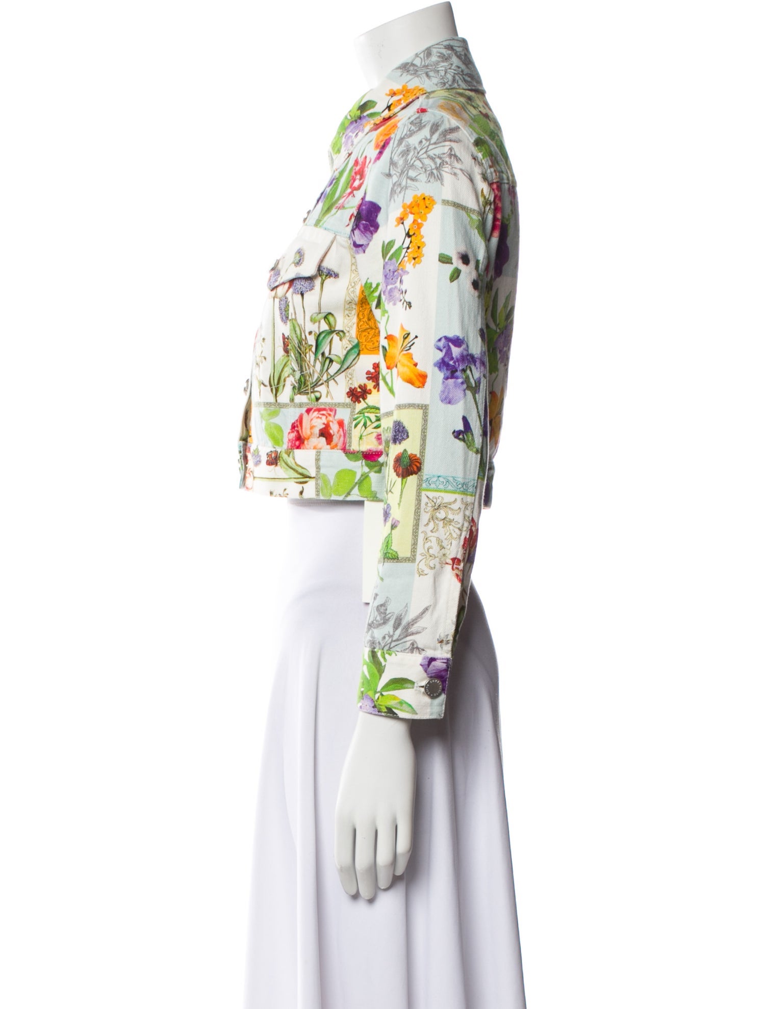 Alice + Olivia Printed Evening Jacket - Blue Jackets, Clothing ...
