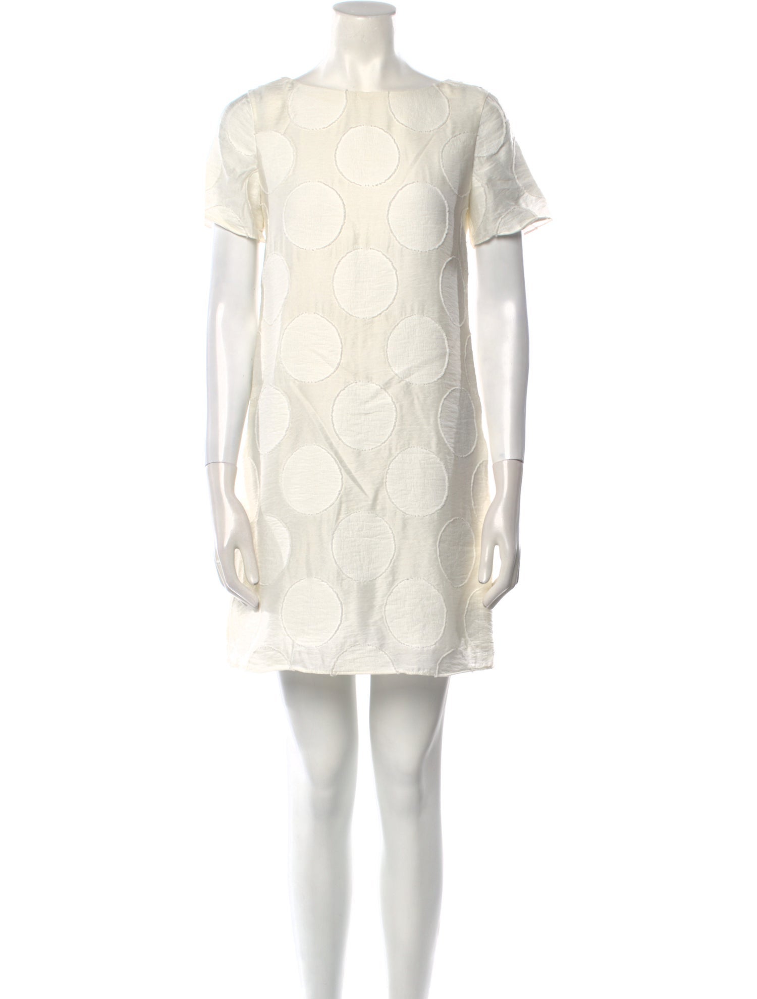 Alice + Olivia Bateau Neckline Mini Dress - White Dresses, Clothing ...