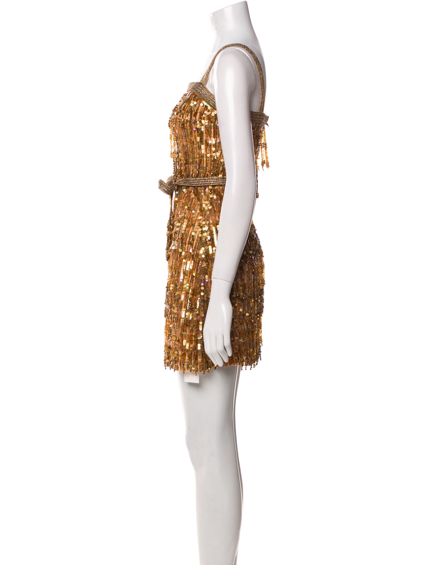 Alice + Olivia Patterned Mini Dress - Brown Dresses, Clothing ...