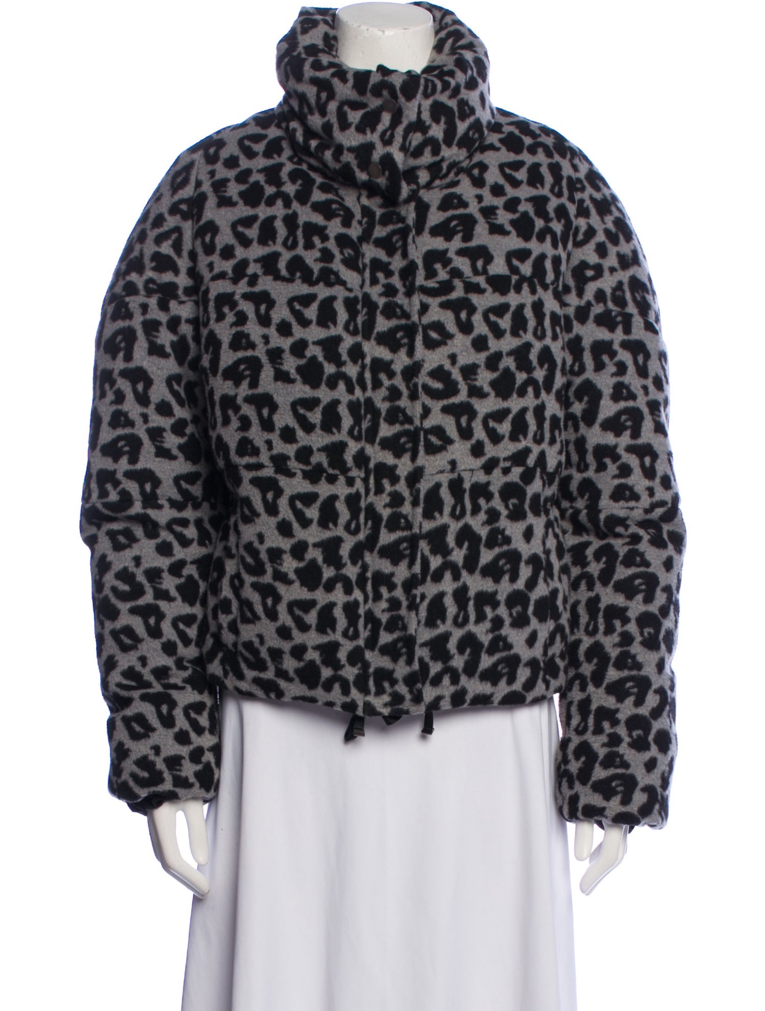 Apparis Animal Print Faux Fur Jacket - Grey Jackets, Clothing ...