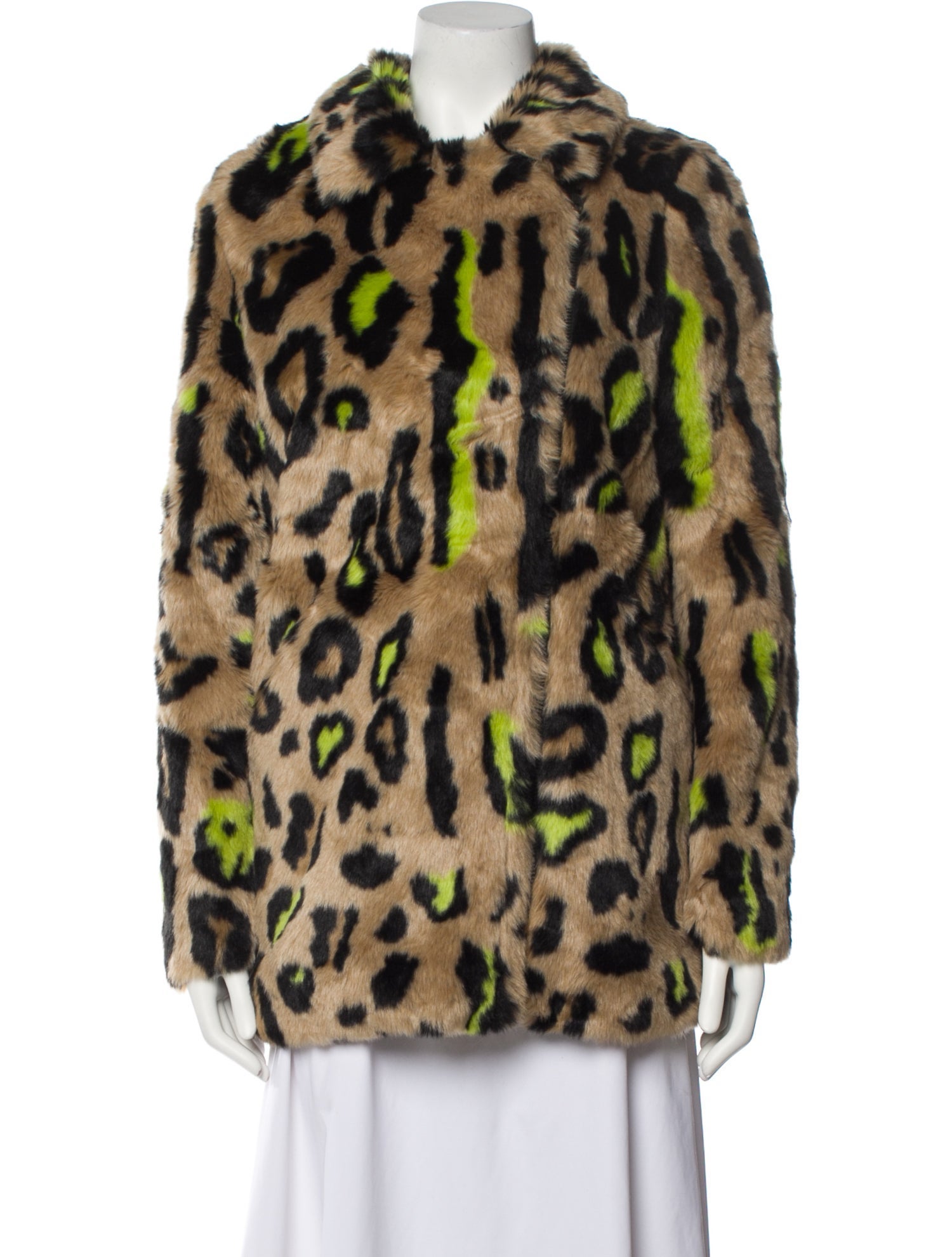 Staud Animal Print Faux Fur Coat - Neutrals Coats, Clothing ...