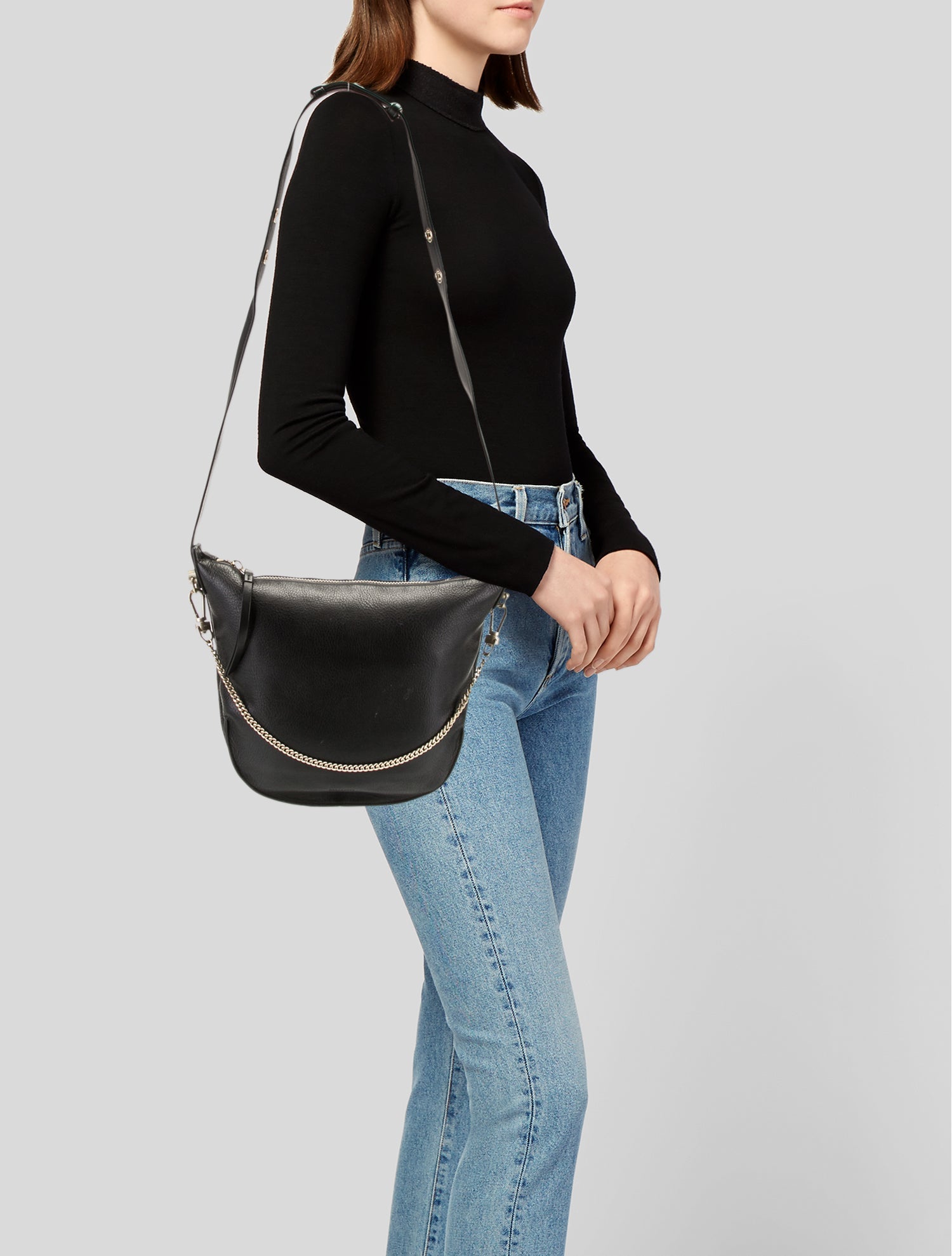 Maison Margiela Leather Shoulder Bag - Black Shoulder Bags, Handbags ...