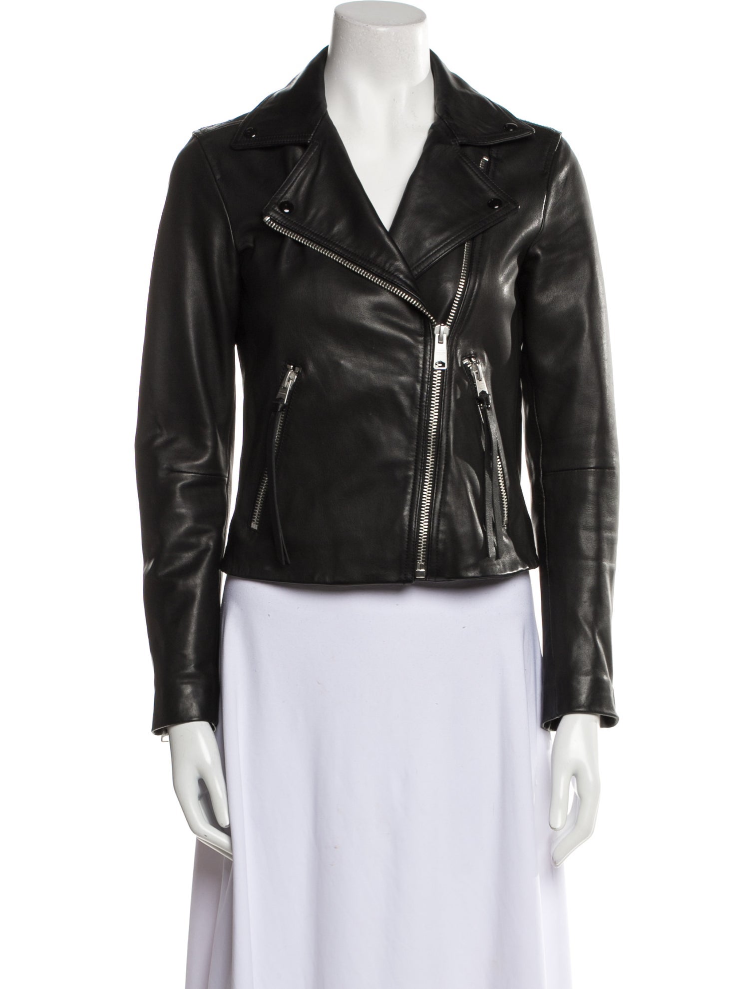 Acne Studios Lamb Leather Biker Jacket - Brown Jackets, Clothing - ACN141266 | The RealReal
