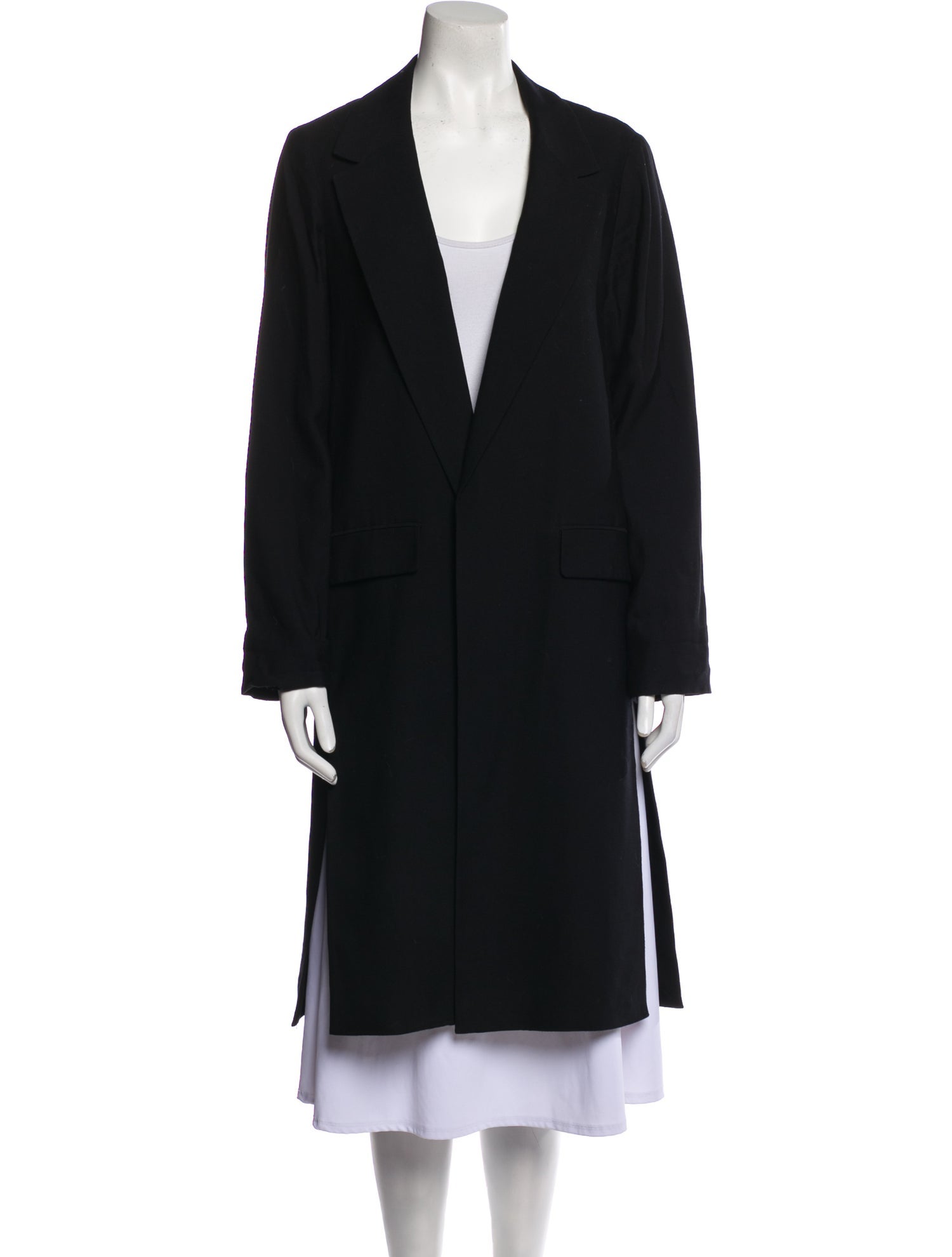 AllSaints Wool Coat - Black Coats, Clothing - WAQ112941 | The RealReal