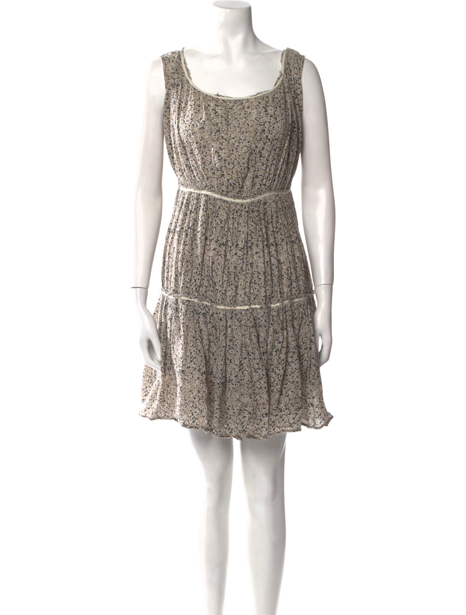 AllSaints Animal Print Mini Dress - Neutrals Dresses, Clothing - WAQ113403 | The RealReal