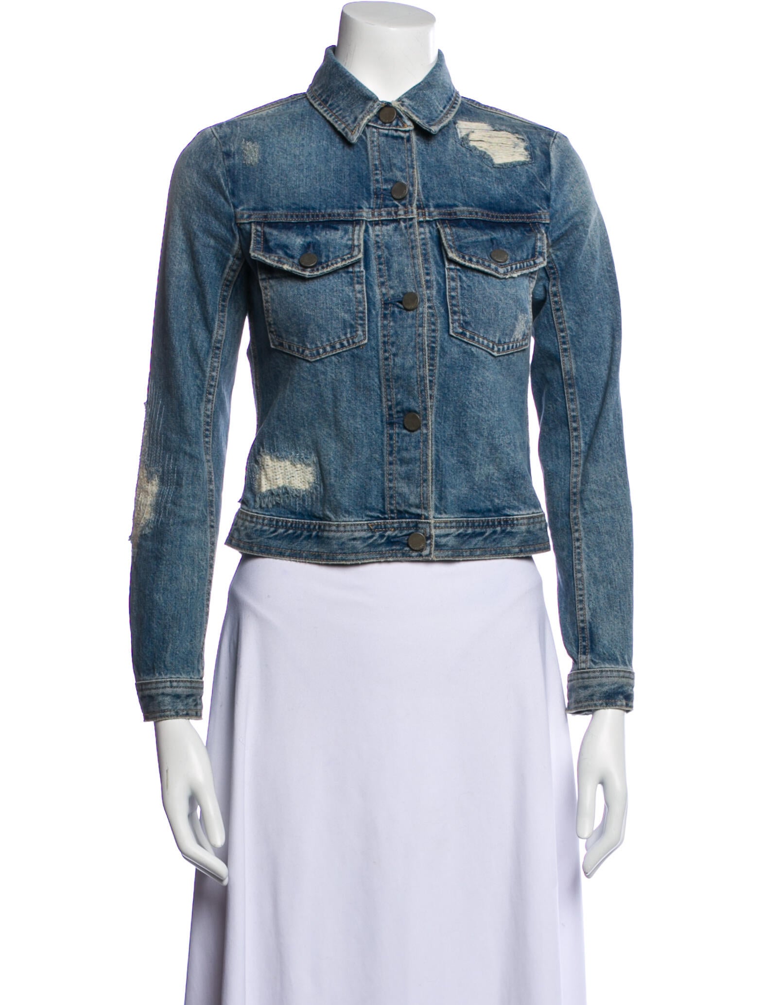 Marc Jacobs Denim Jacket - Blue Jackets, Clothing - MAR147300 | The ...