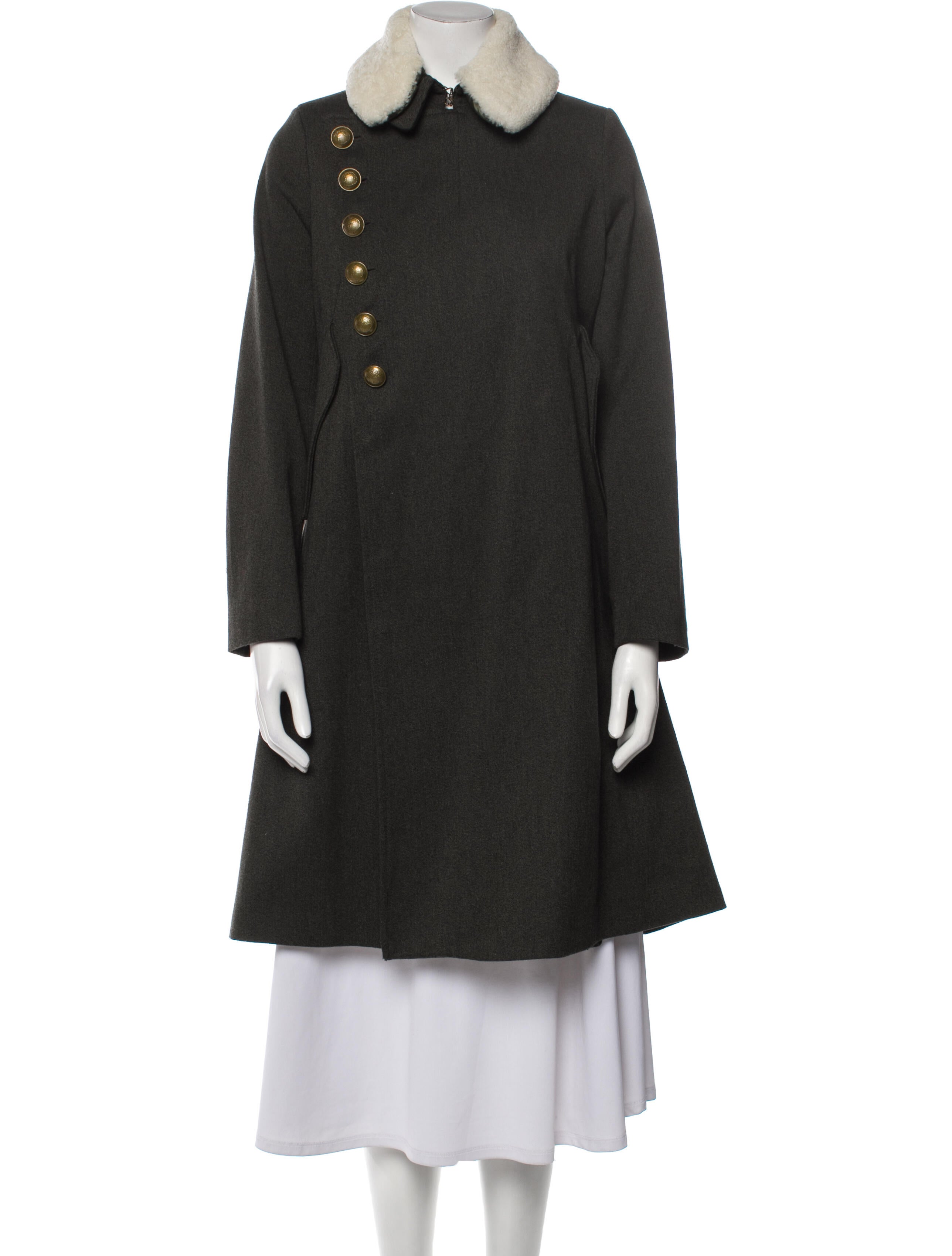 AllSaints Coat - Grey Coats, Clothing - WAQ73557 | The RealReal