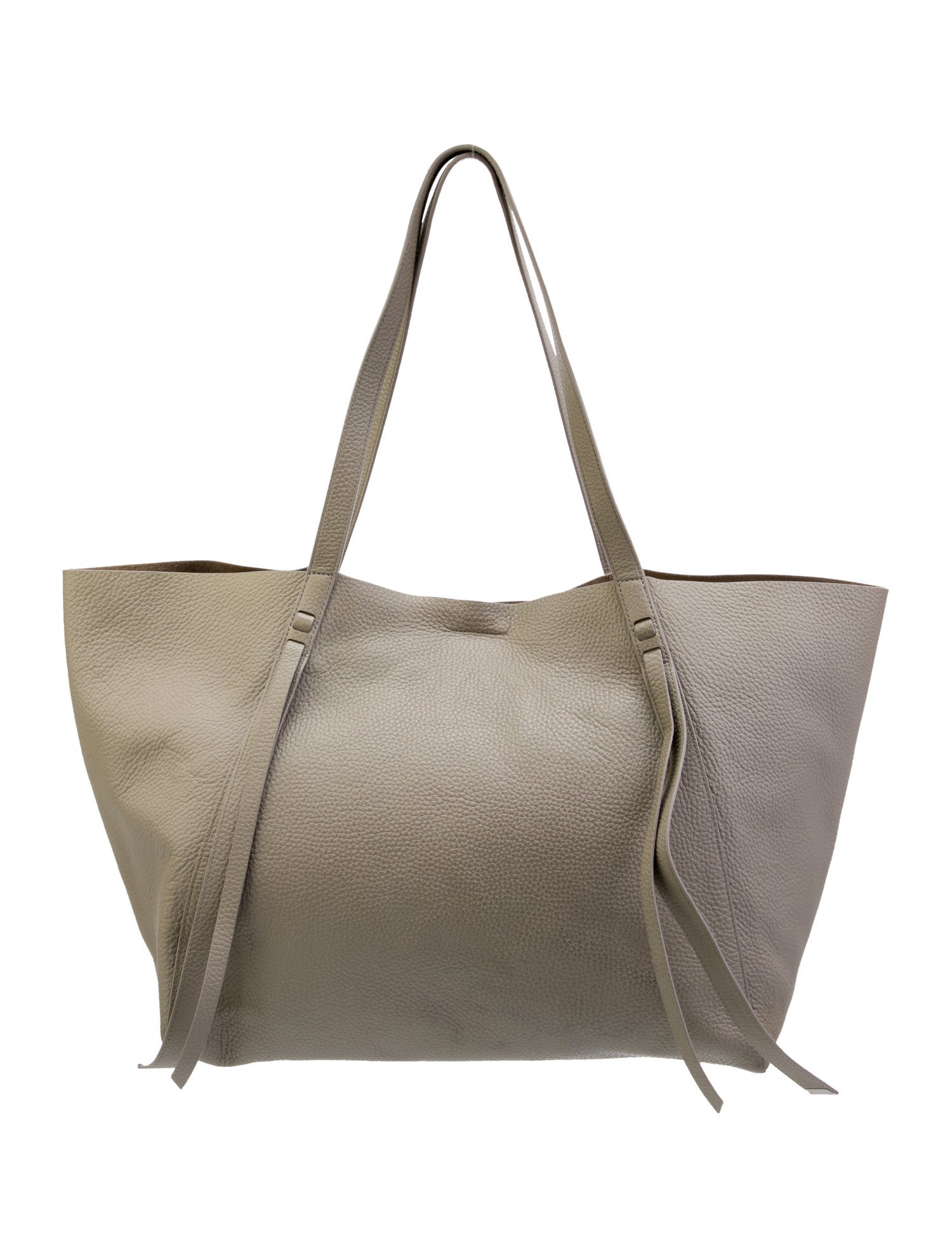 AllSaints Leather Tote - Neutrals Totes, Handbags - WAQ94062 | The RealReal
